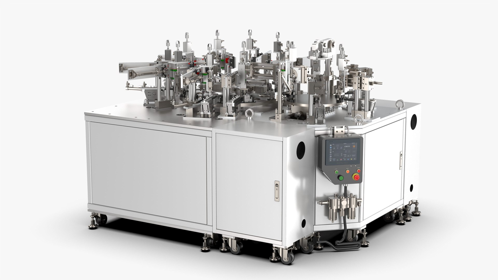 Automatic Toy Tooth Gear Box Assembly Machine 3D Model - TurboSquid 2298467