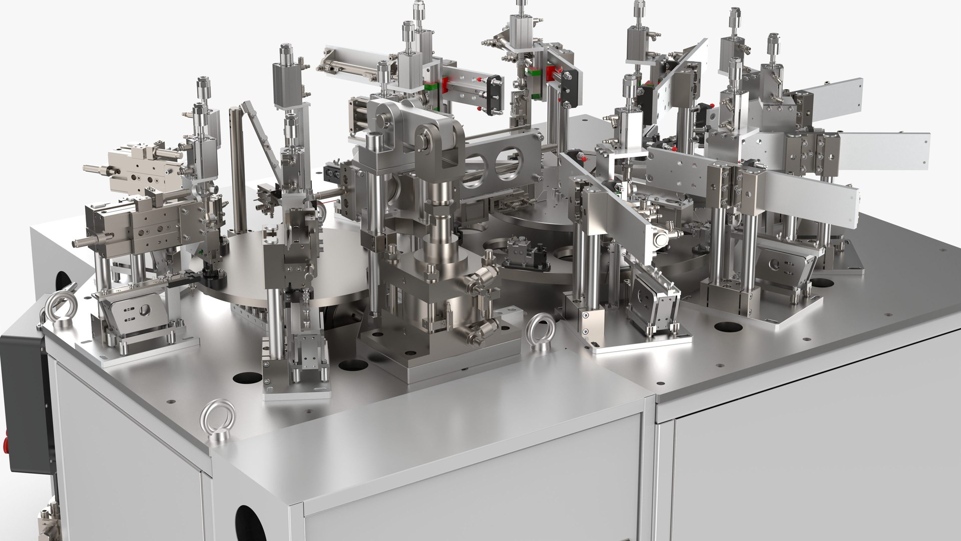 Automatic Toy Tooth Gear Box Assembly Machine 3D Model - TurboSquid 2298467