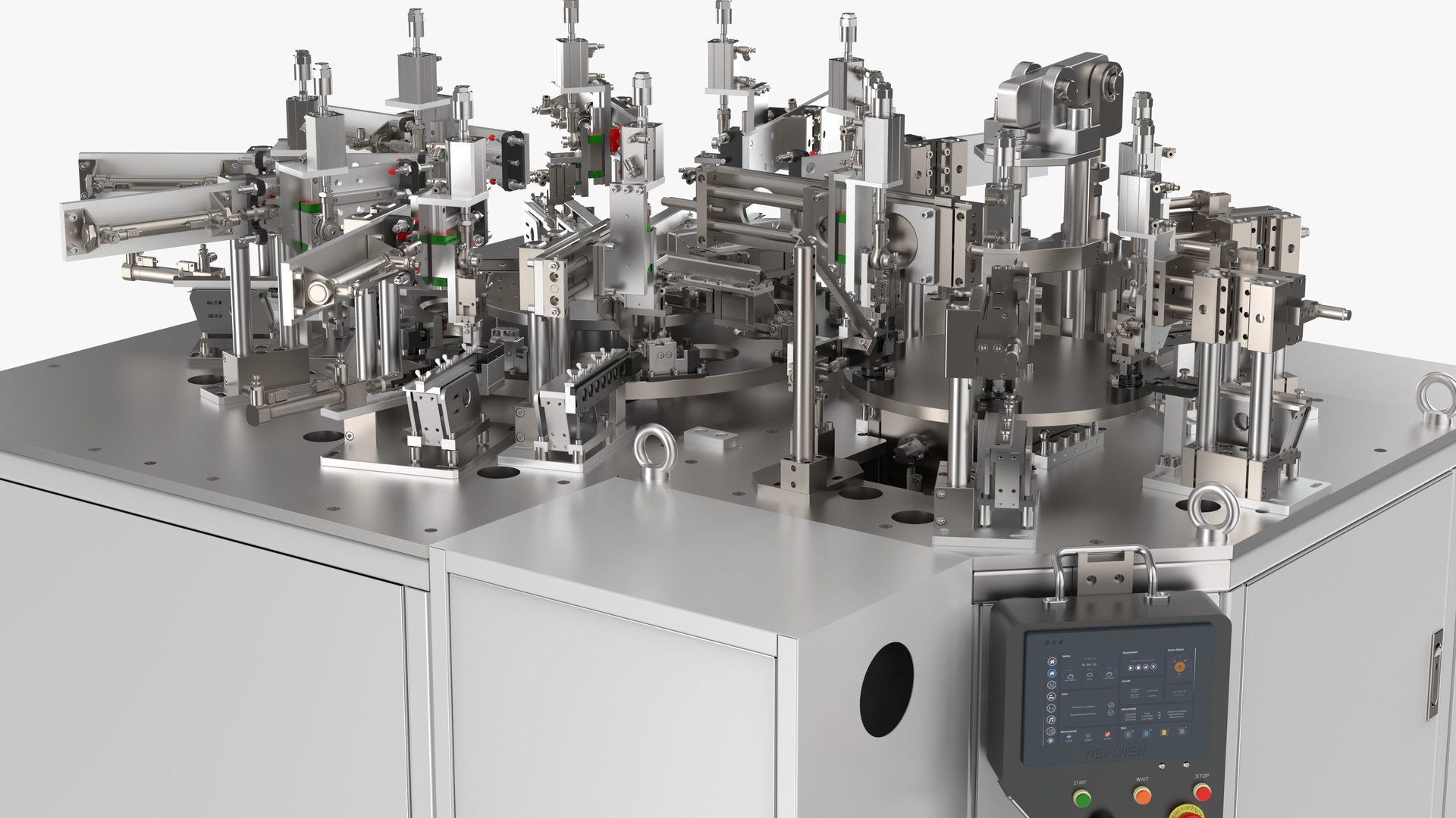 Automatic Toy Tooth Gear Box Assembly Machine 3D Model - TurboSquid 2298467