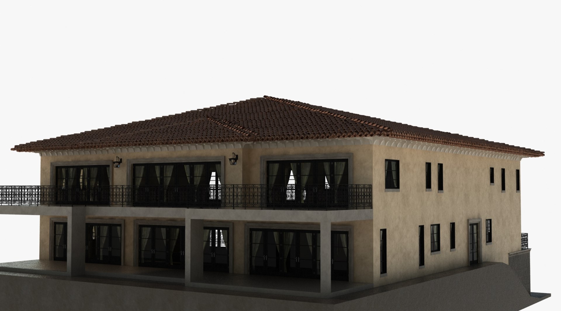 3d Luxury Villa Model