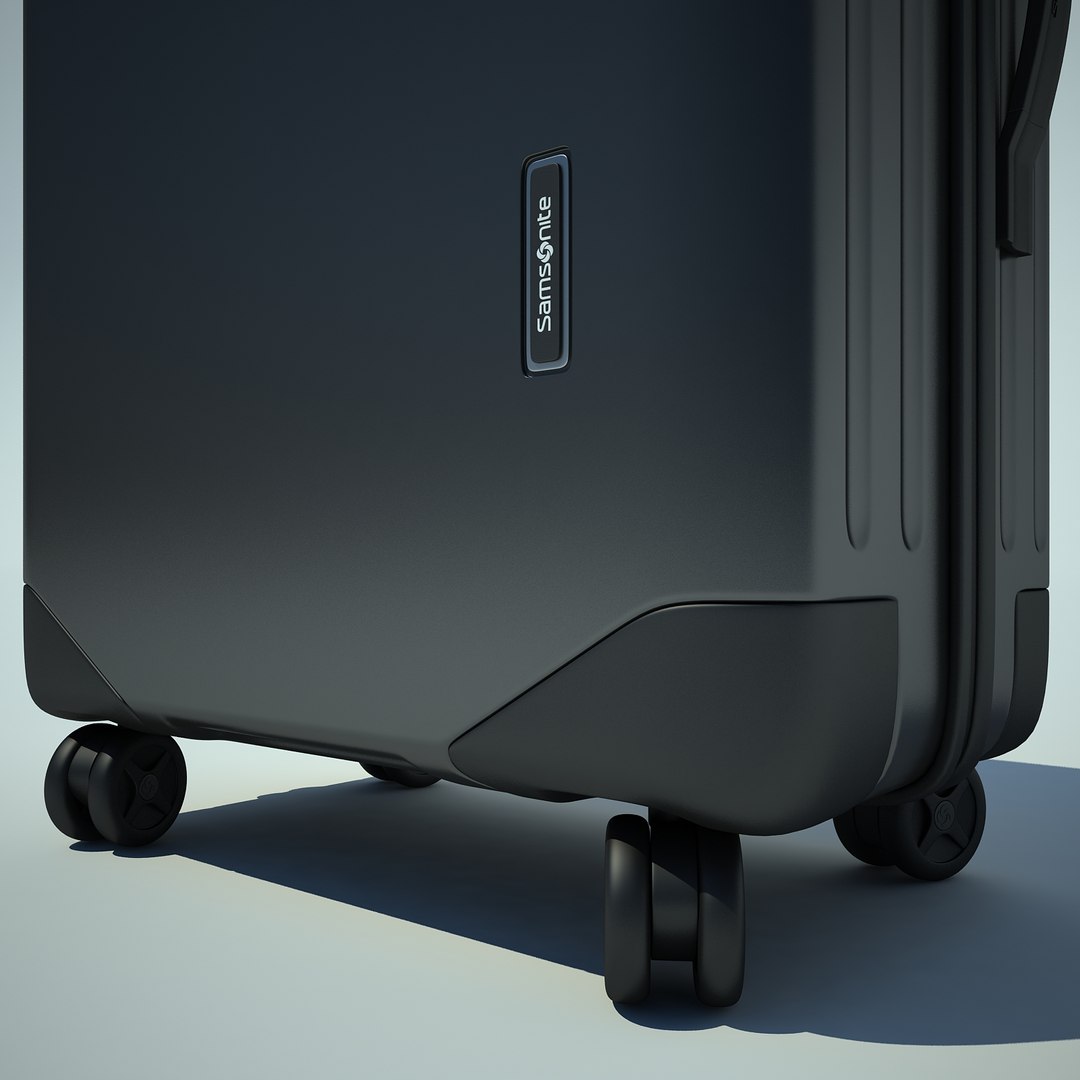 suitcase samsonite case 3d model