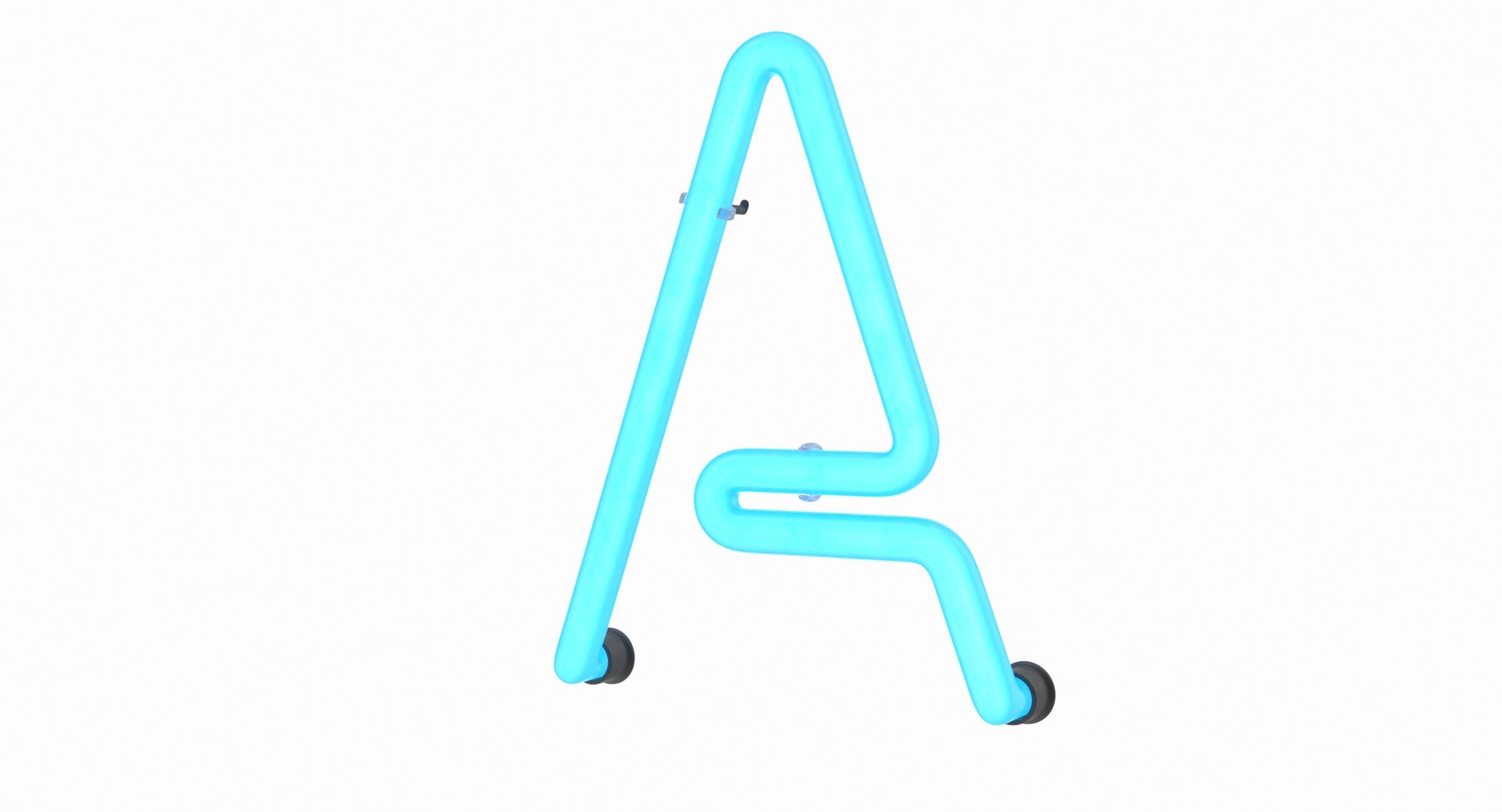 3D Neon Letter Light - TurboSquid 1626036