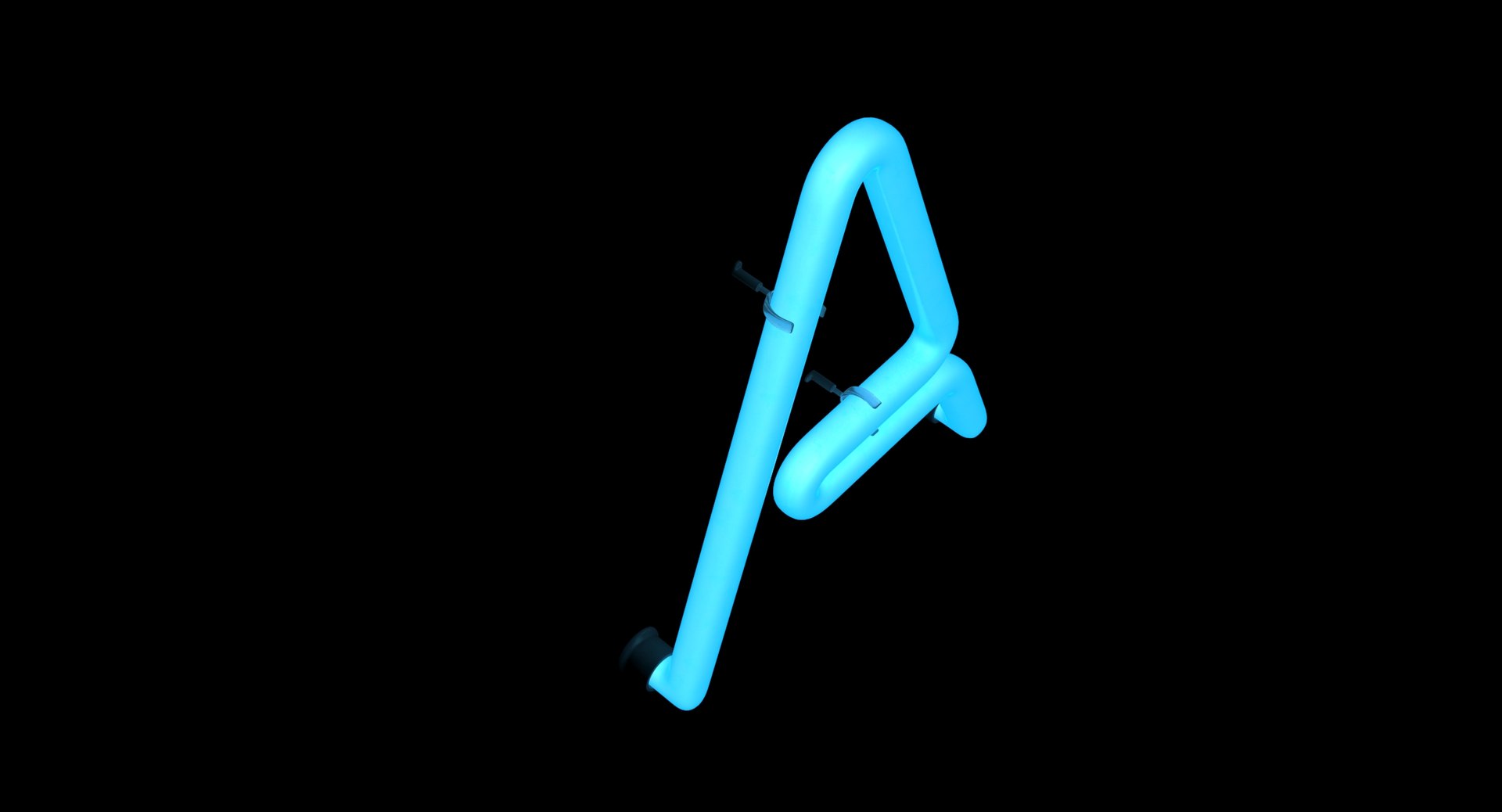 3D Neon Letter Light - TurboSquid 1626036