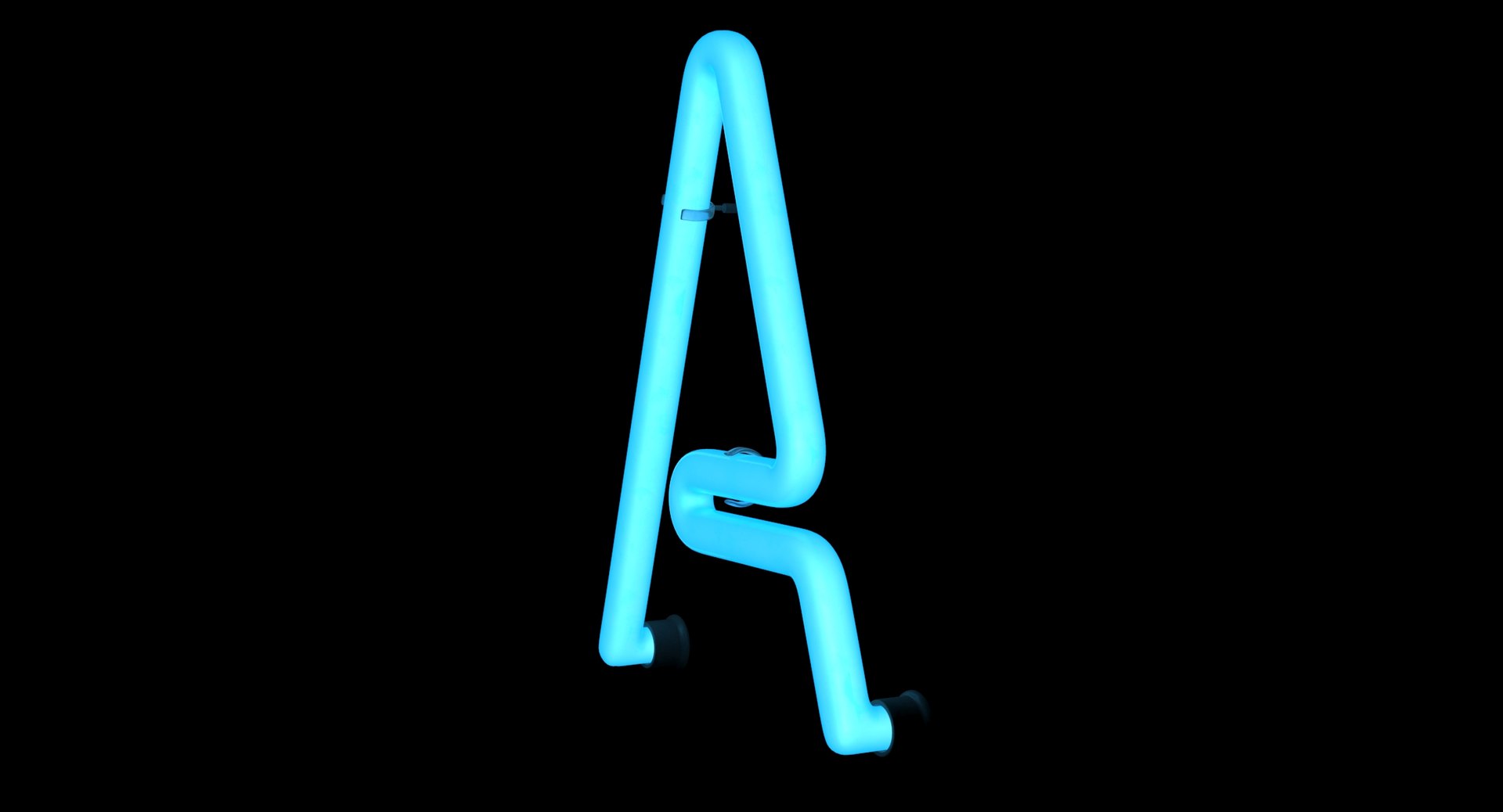 3D Neon Letter Light - TurboSquid 1626036