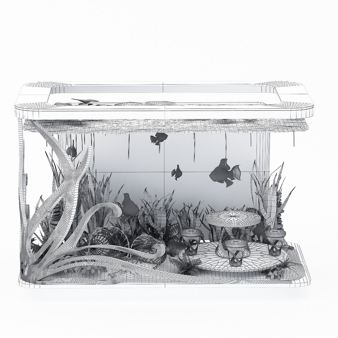 3D Fishes Aquarium - TurboSquid 1484006