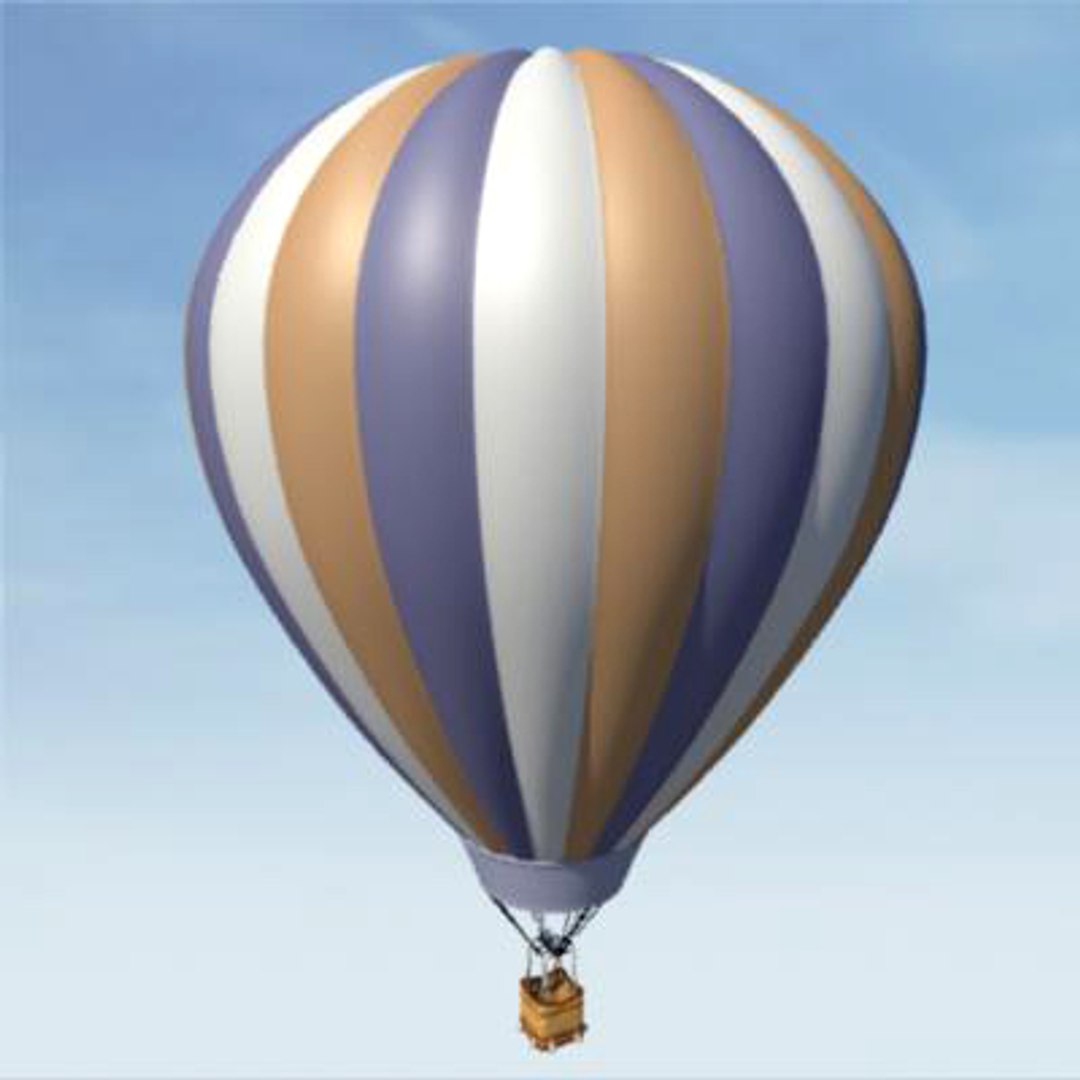 3d model hot air balloon