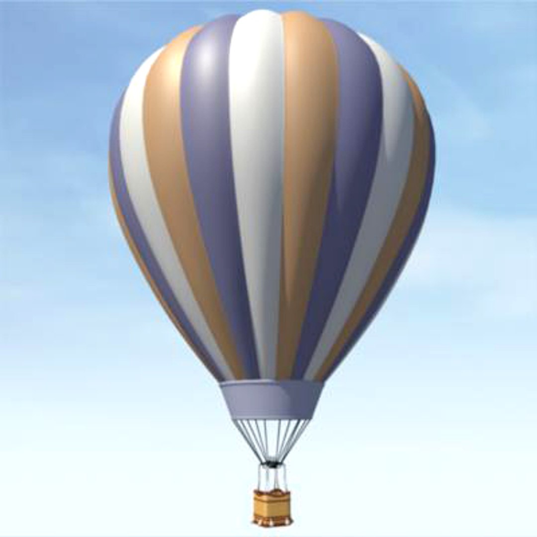 3d model hot air balloon
