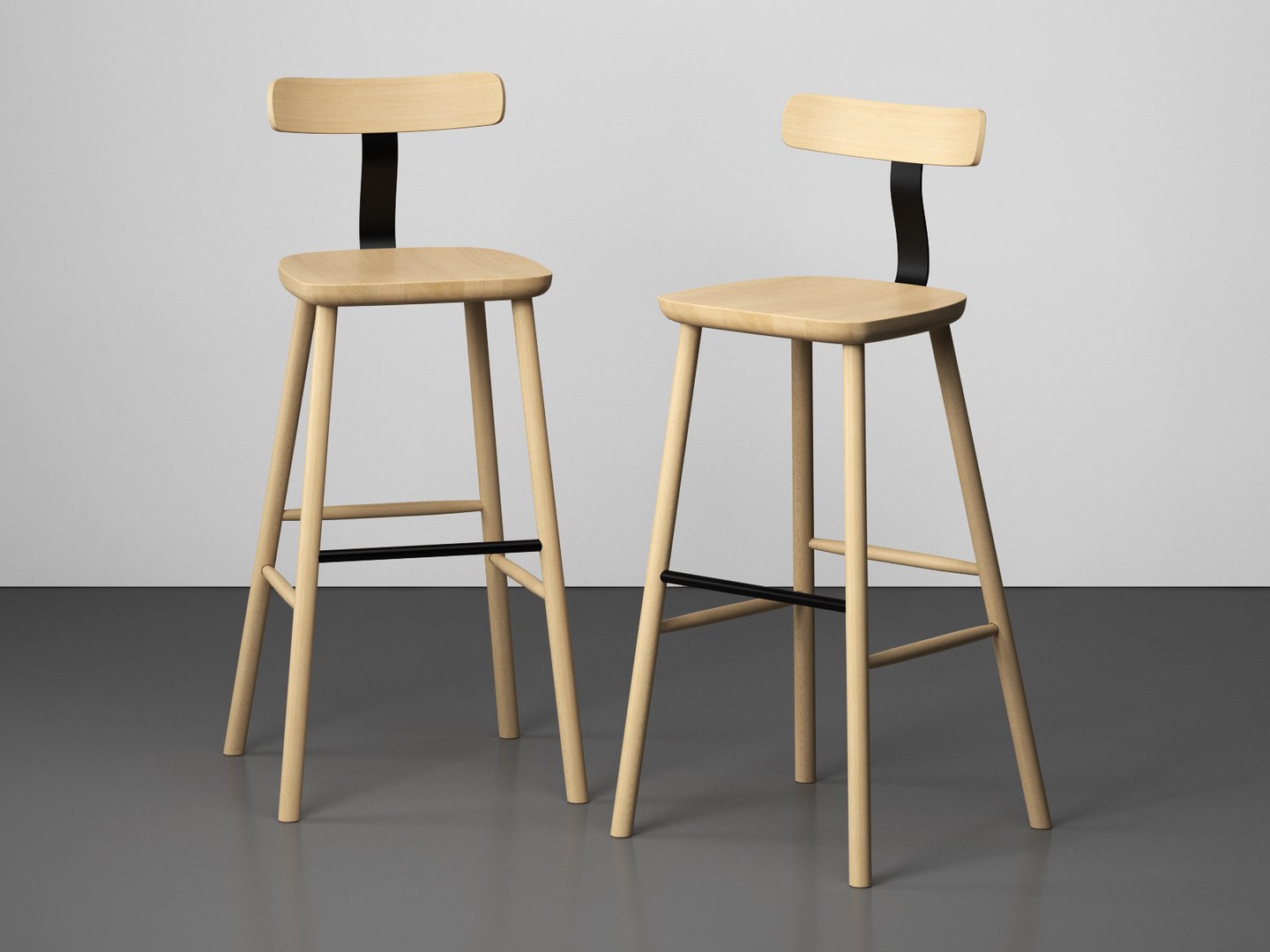 T3 Bar Stool Model - TurboSquid 1308408