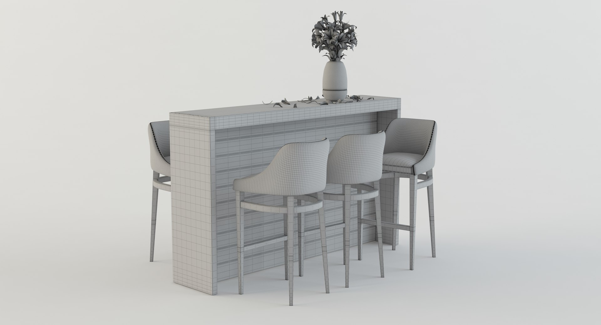 3D Model Bar Counter - TurboSquid 1323703