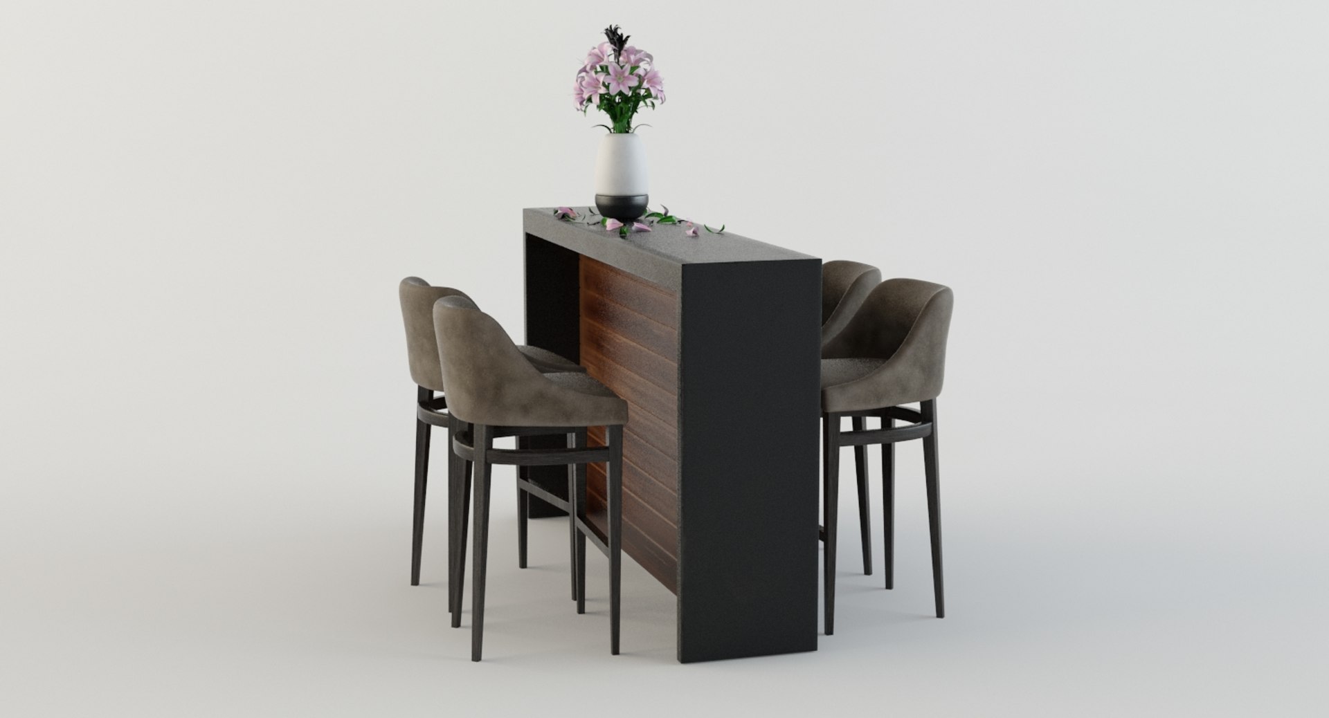 3D Model Bar Counter - TurboSquid 1323703