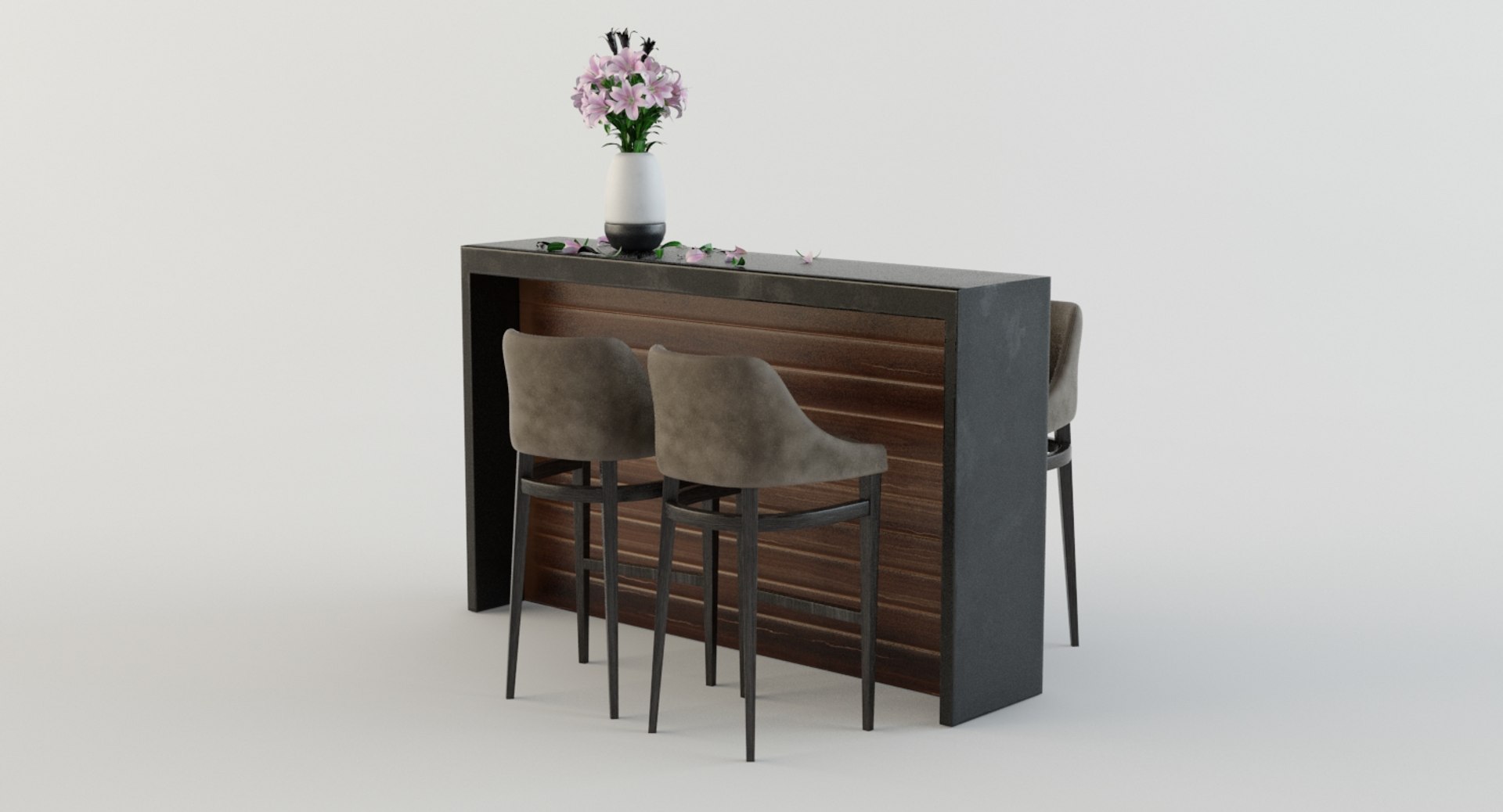 3D Model Bar Counter - TurboSquid 1323703