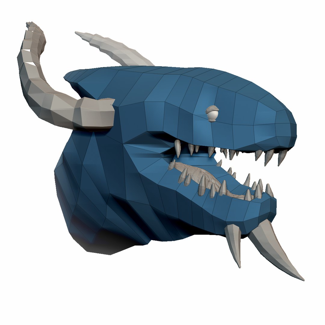 Dragon Head Obj Free