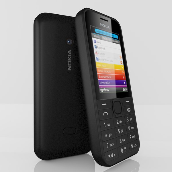 nokia 207 208 3d model