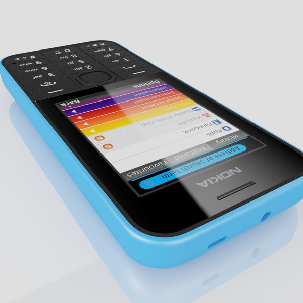 nokia 207 208 3d model