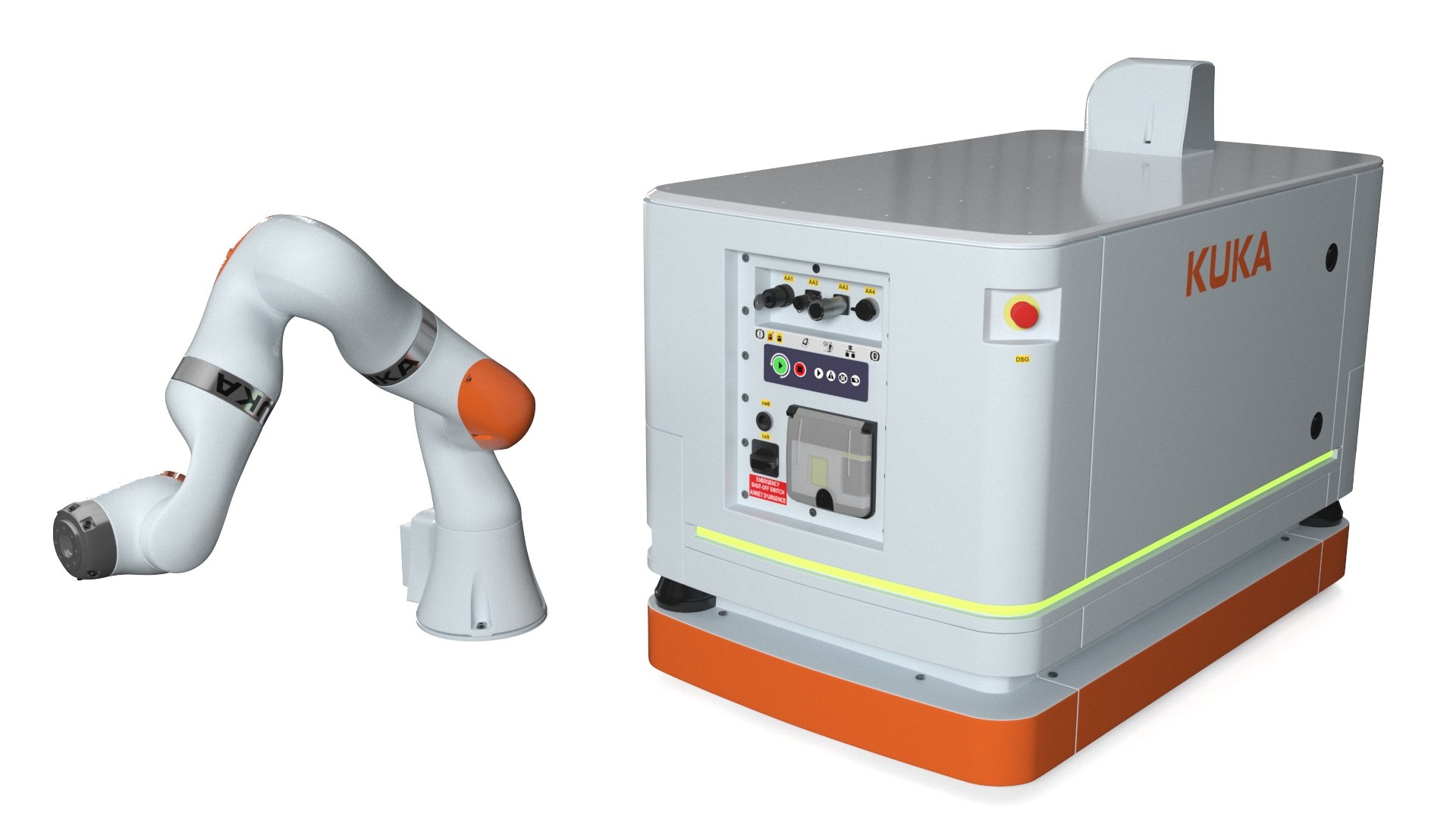 Mobile Robot KUKA KMR Iiwa 3D Model - TurboSquid 2287717