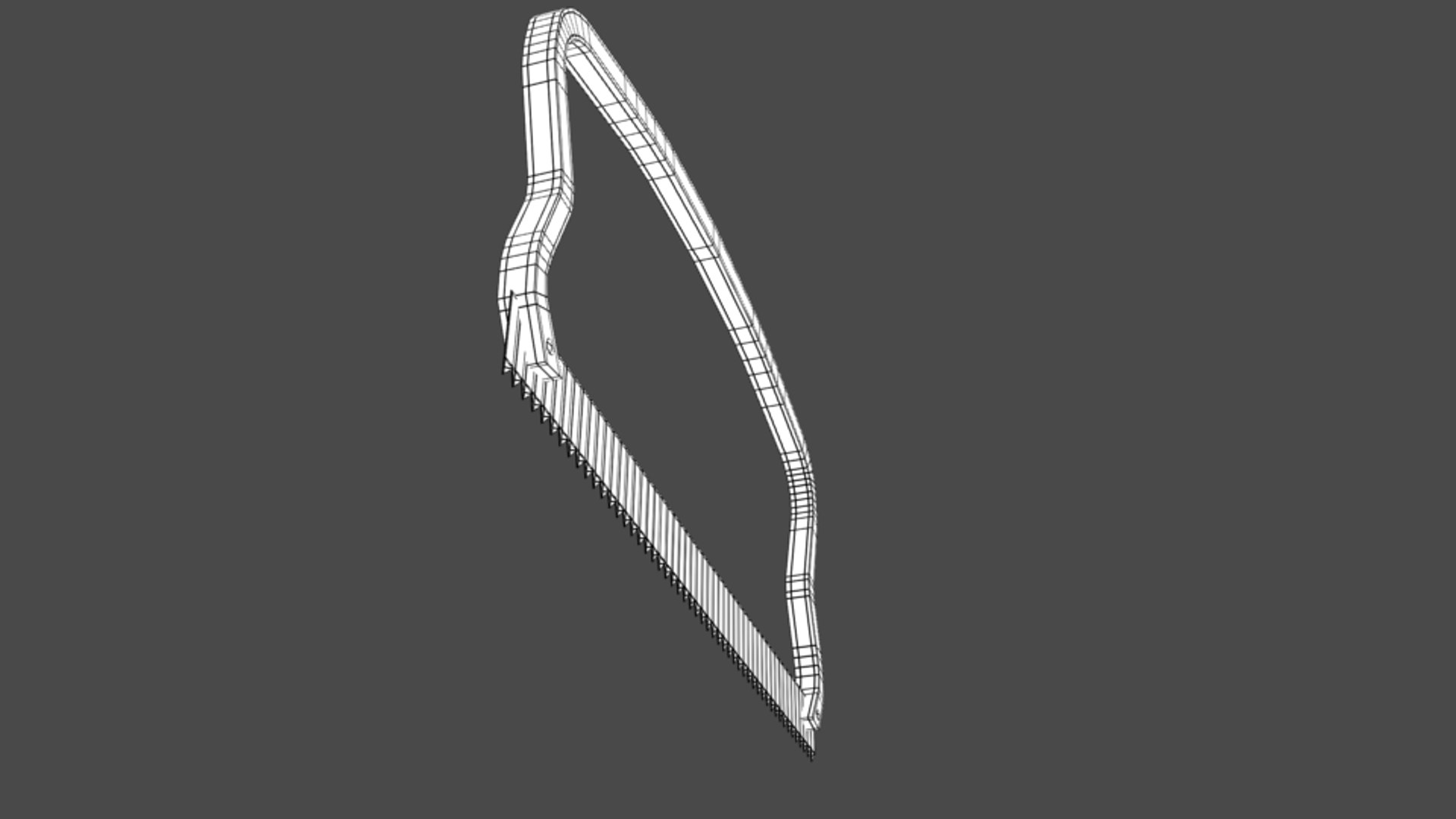 3D medieval bone saw model - TurboSquid 1398261