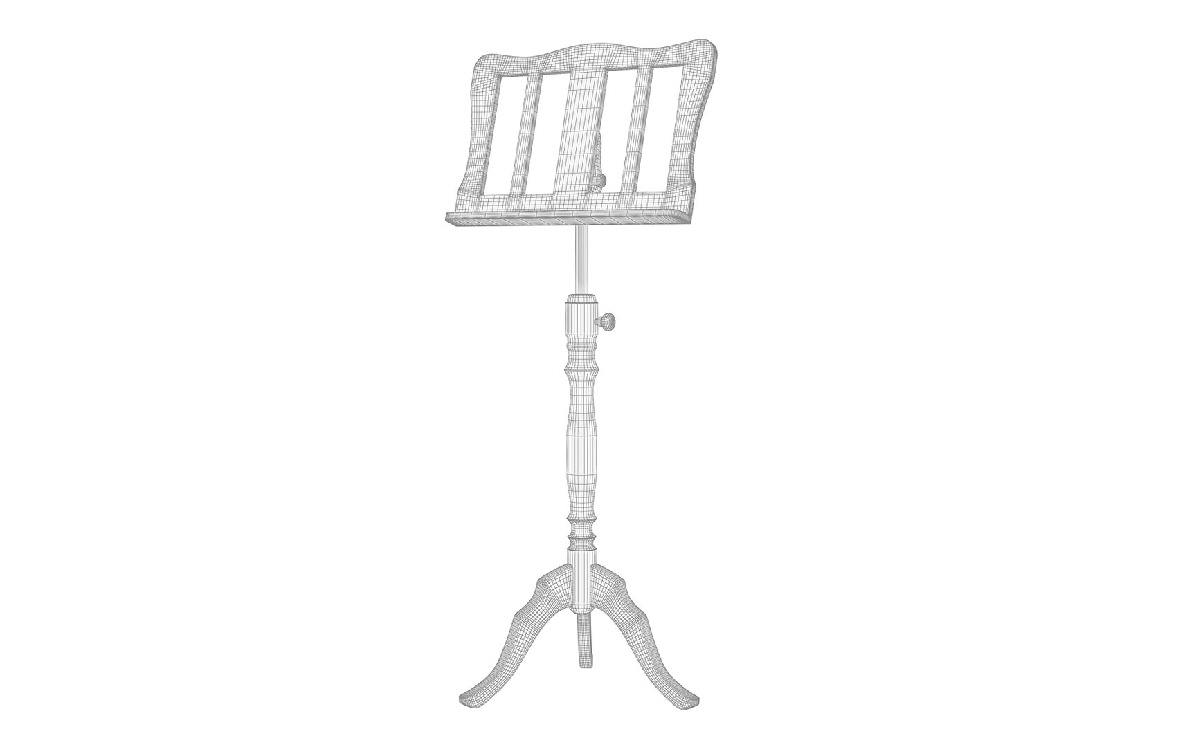 Stand Music 3d Model