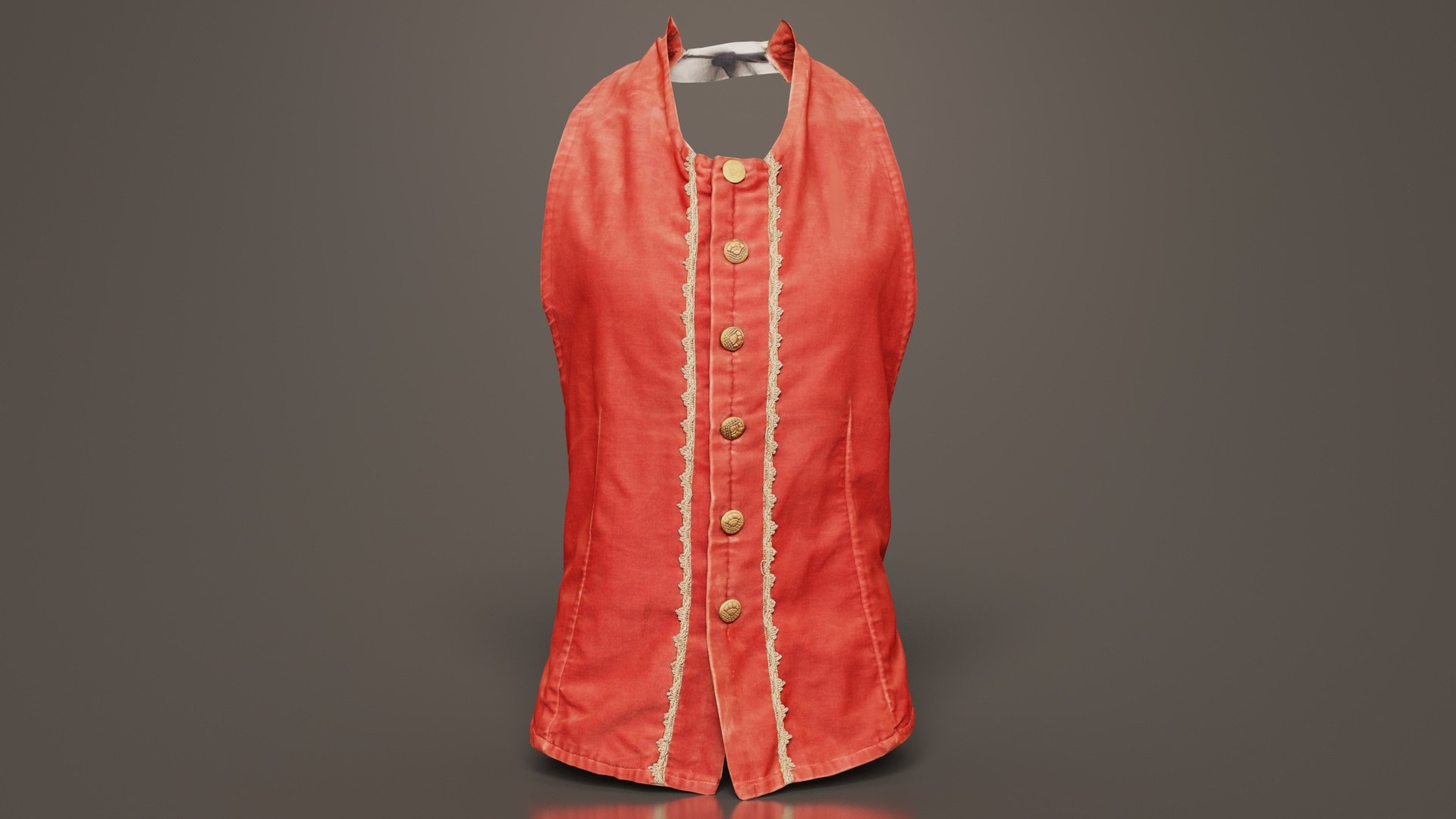 3D Leaf Vest Remastered Model - TurboSquid 2360592