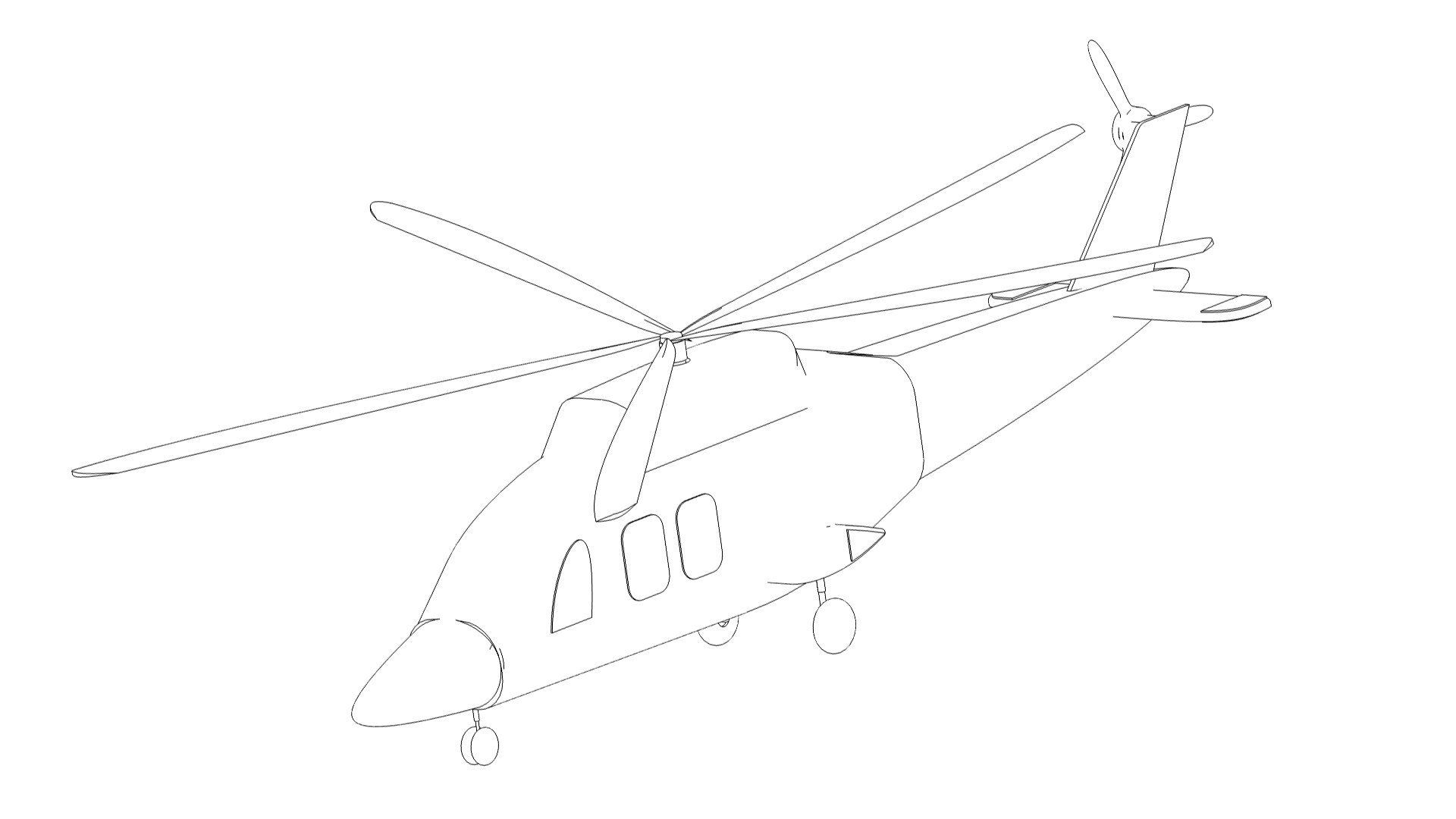 Agusta Westland AW169 Model - TurboSquid 1986063