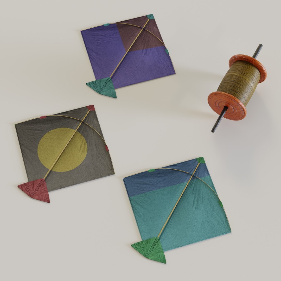 3D Kite Collection Model - TurboSquid 2181777