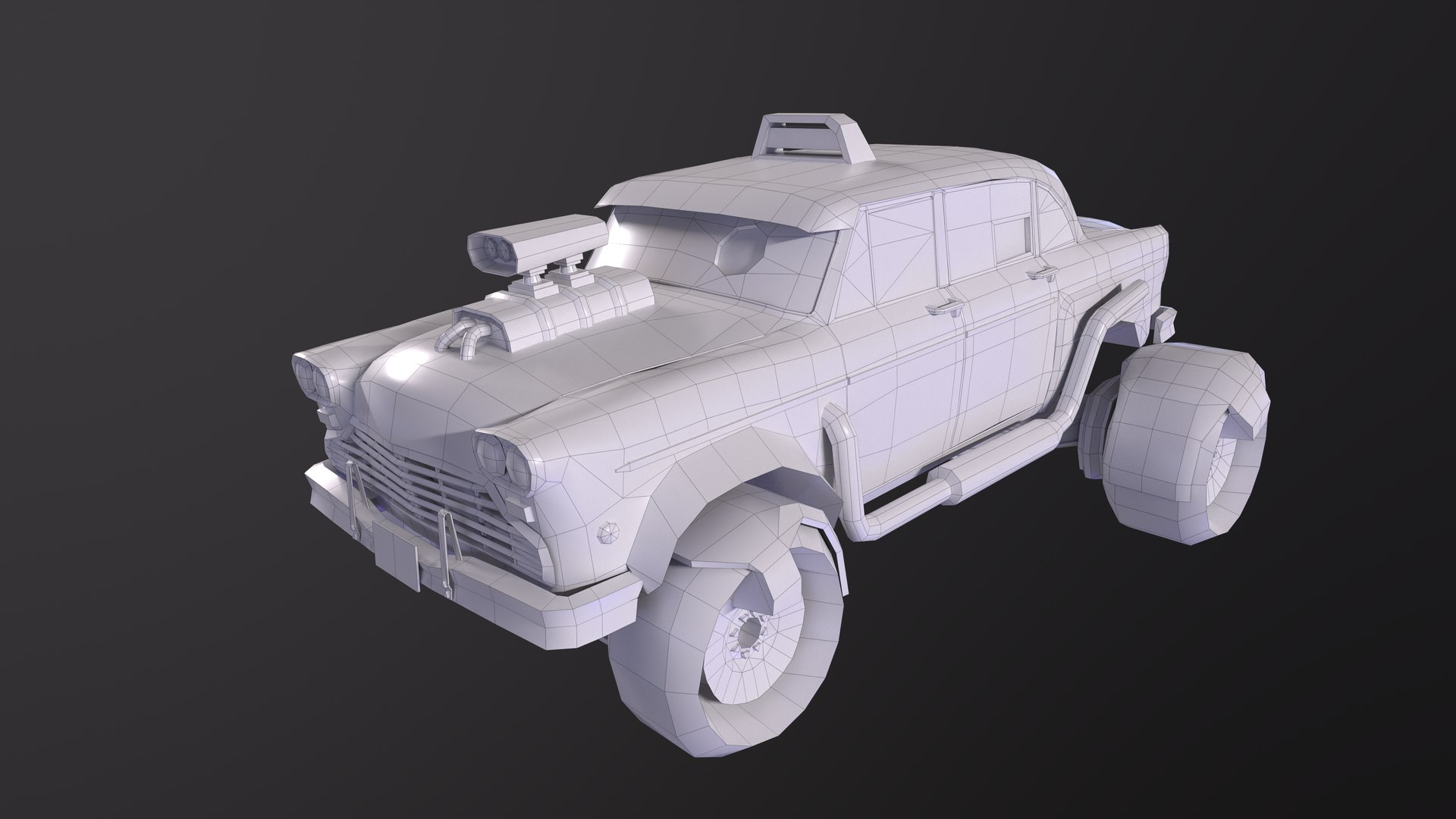 3D CyberPunk Car Model - TurboSquid 1787688