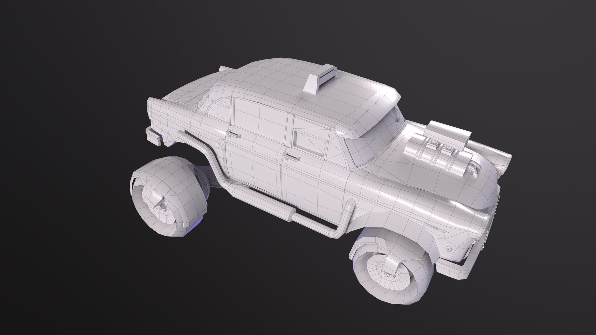 3D CyberPunk Car Model - TurboSquid 1787688