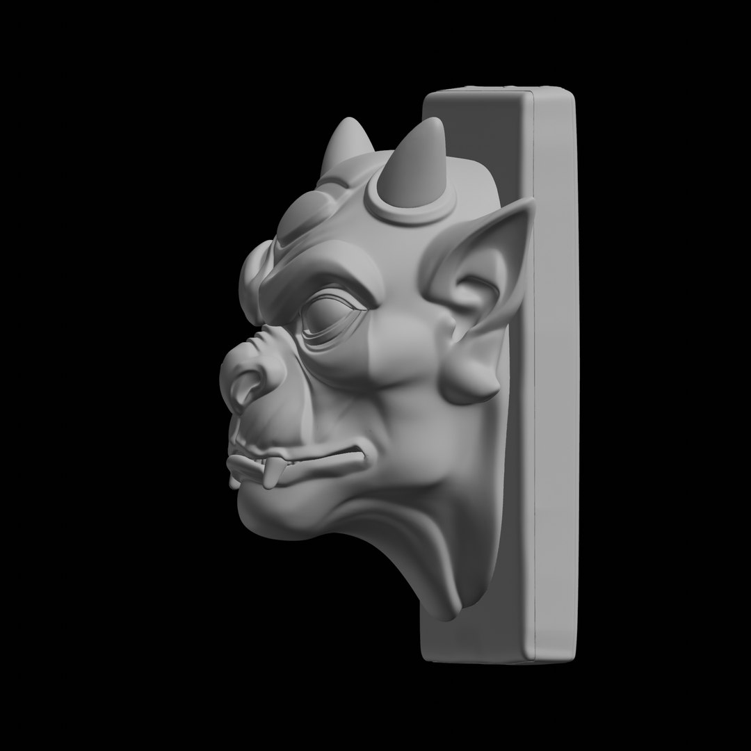 3D Gargoyle Bust 3D Print Model Model - TurboSquid 2520630