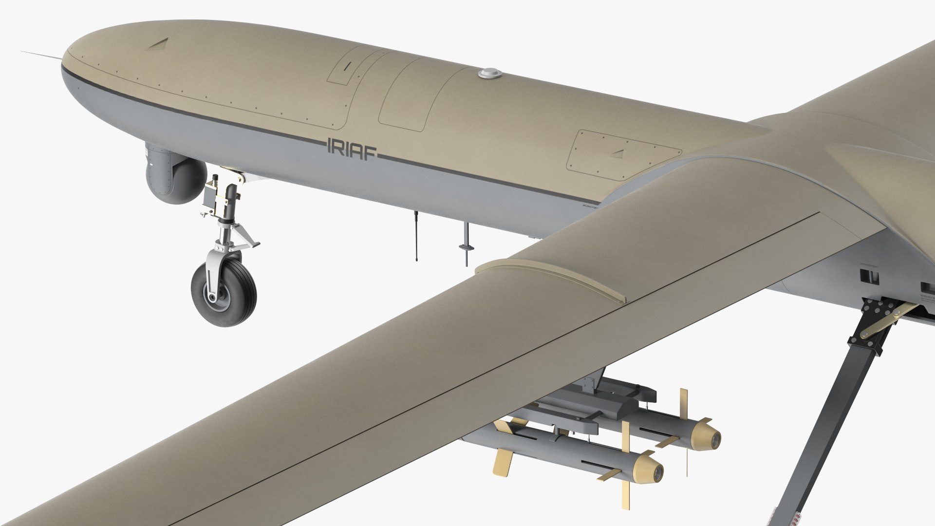 3D Shahed 129 Iran Combat Drone Rigged model - TurboSquid 1987156