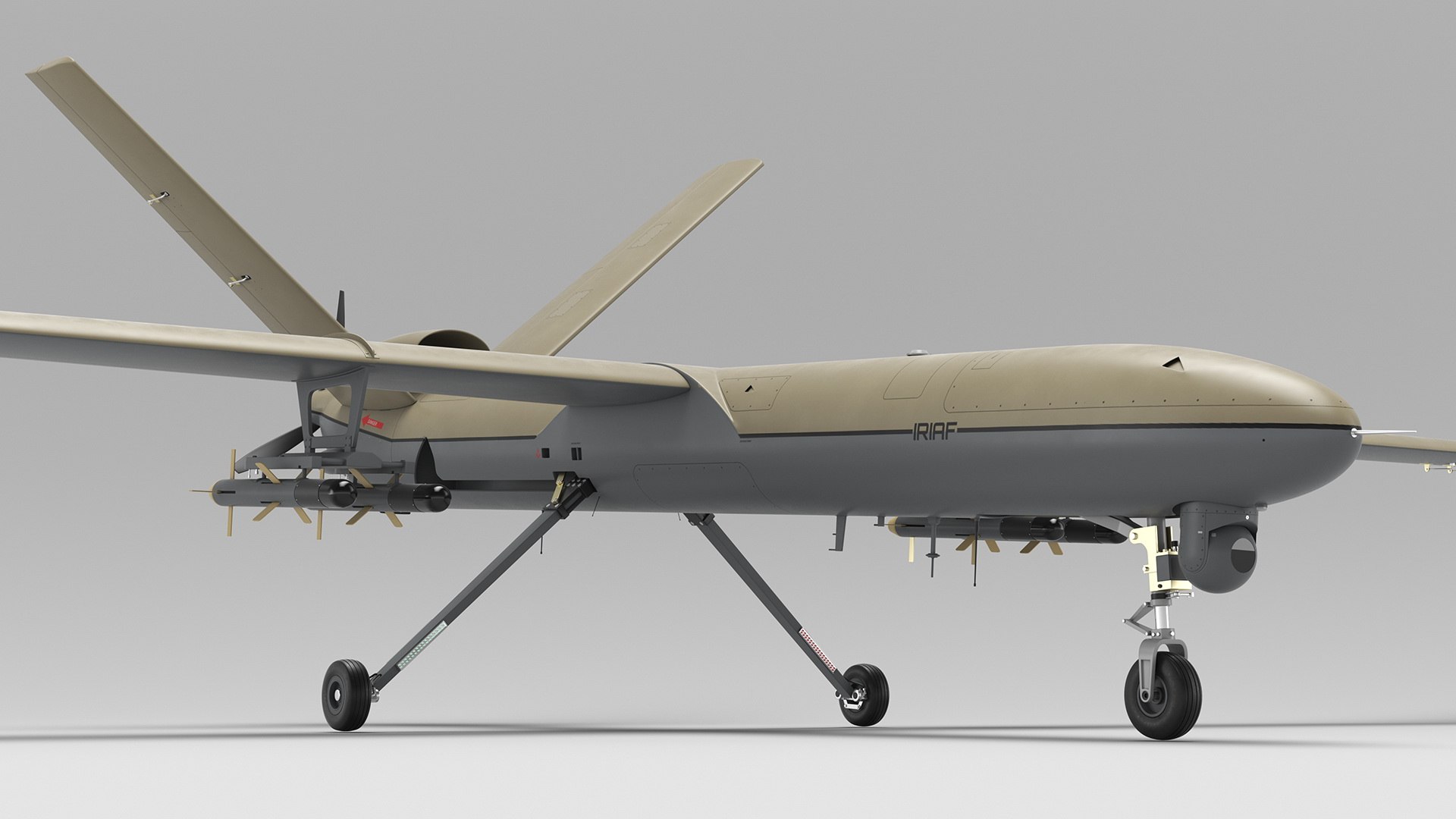 3D Shahed 129 Iran Combat Drone Rigged model - TurboSquid 1987156