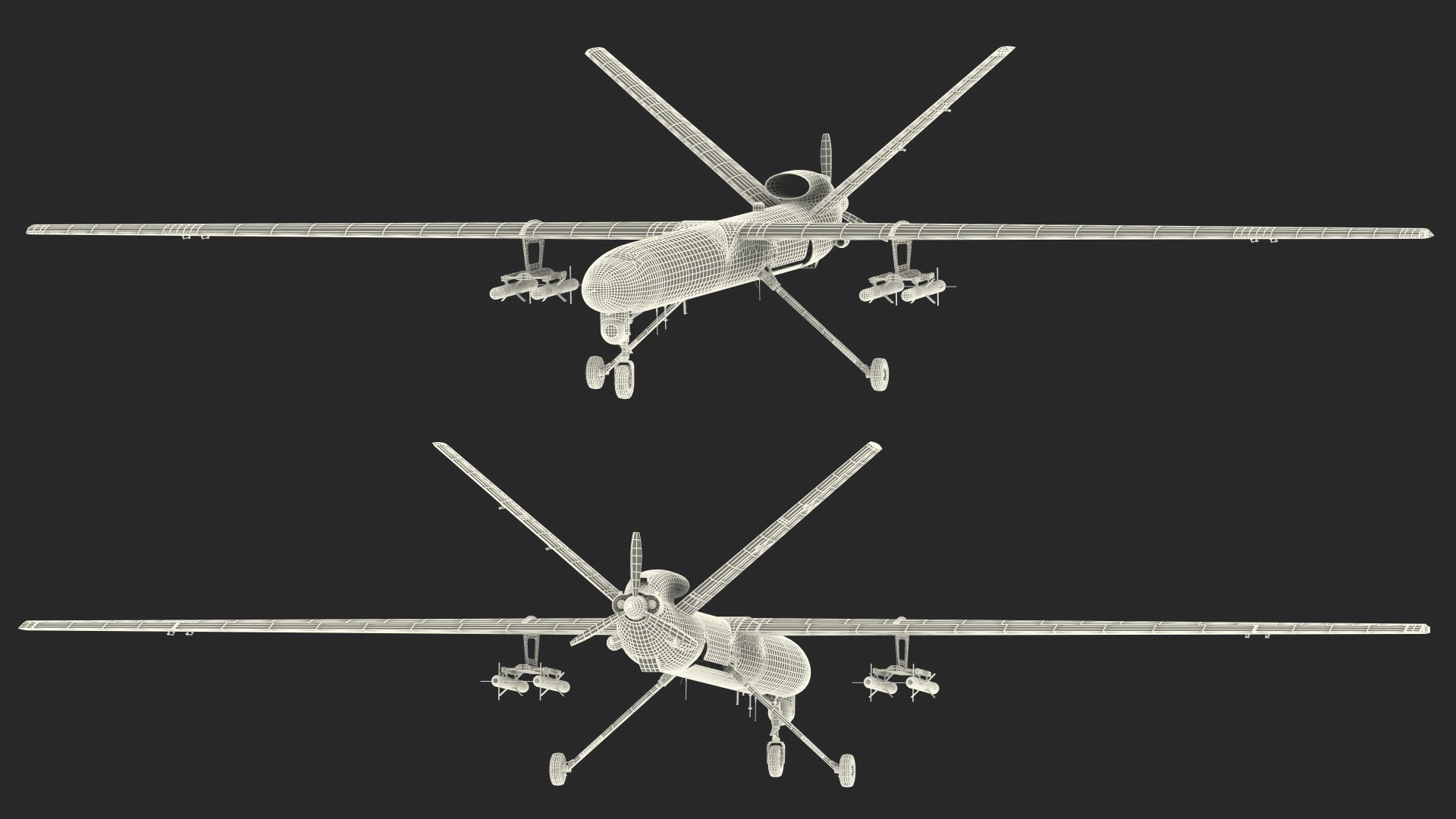 3D Shahed 129 Iran Combat Drone Rigged model - TurboSquid 1987156