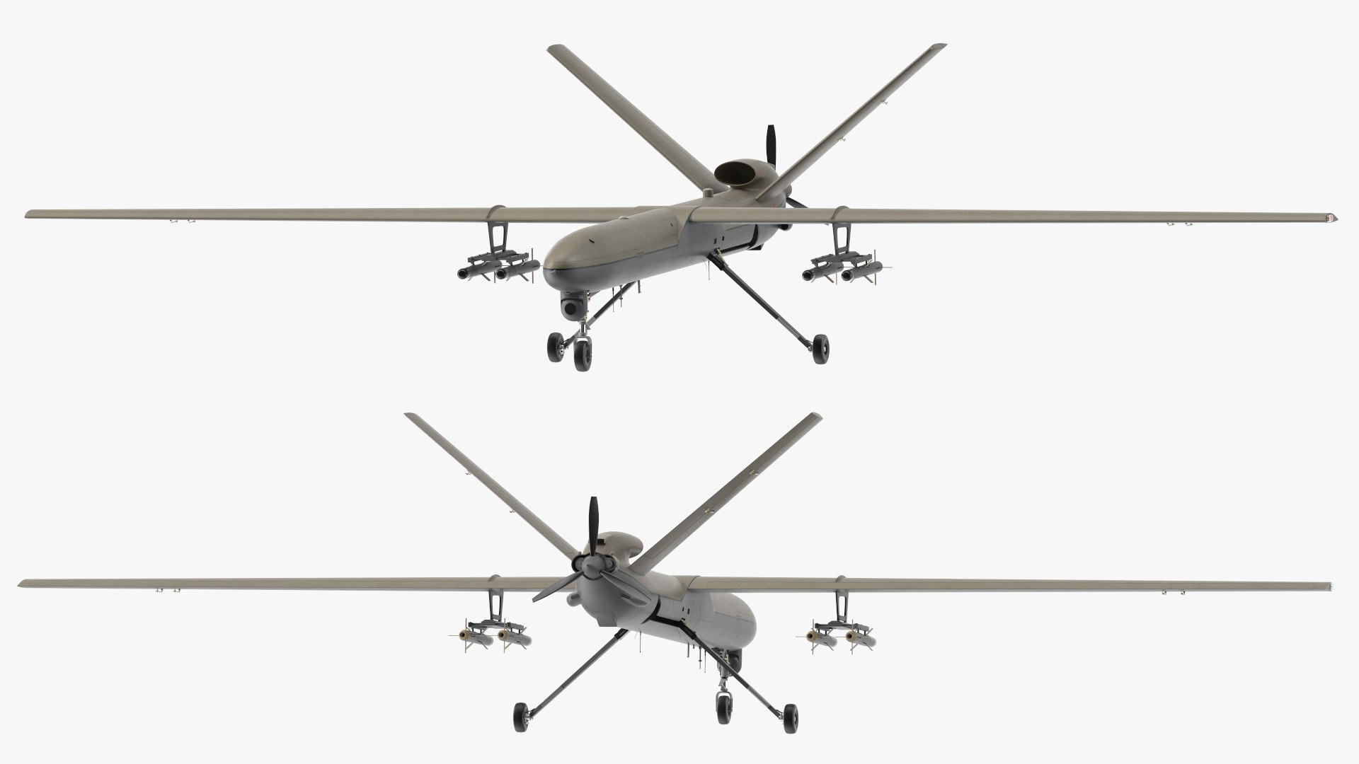 3D Shahed 129 Iran Combat Drone Rigged model - TurboSquid 1987156