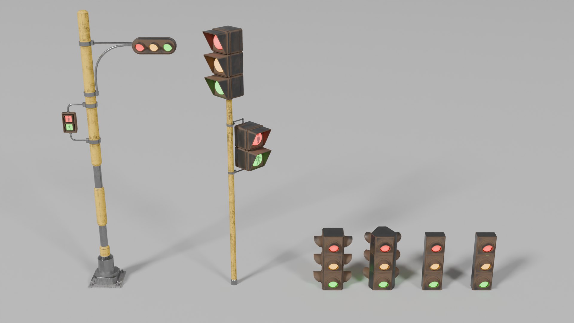 3D Model Mega Street Assets Pack - TurboSquid 2421525