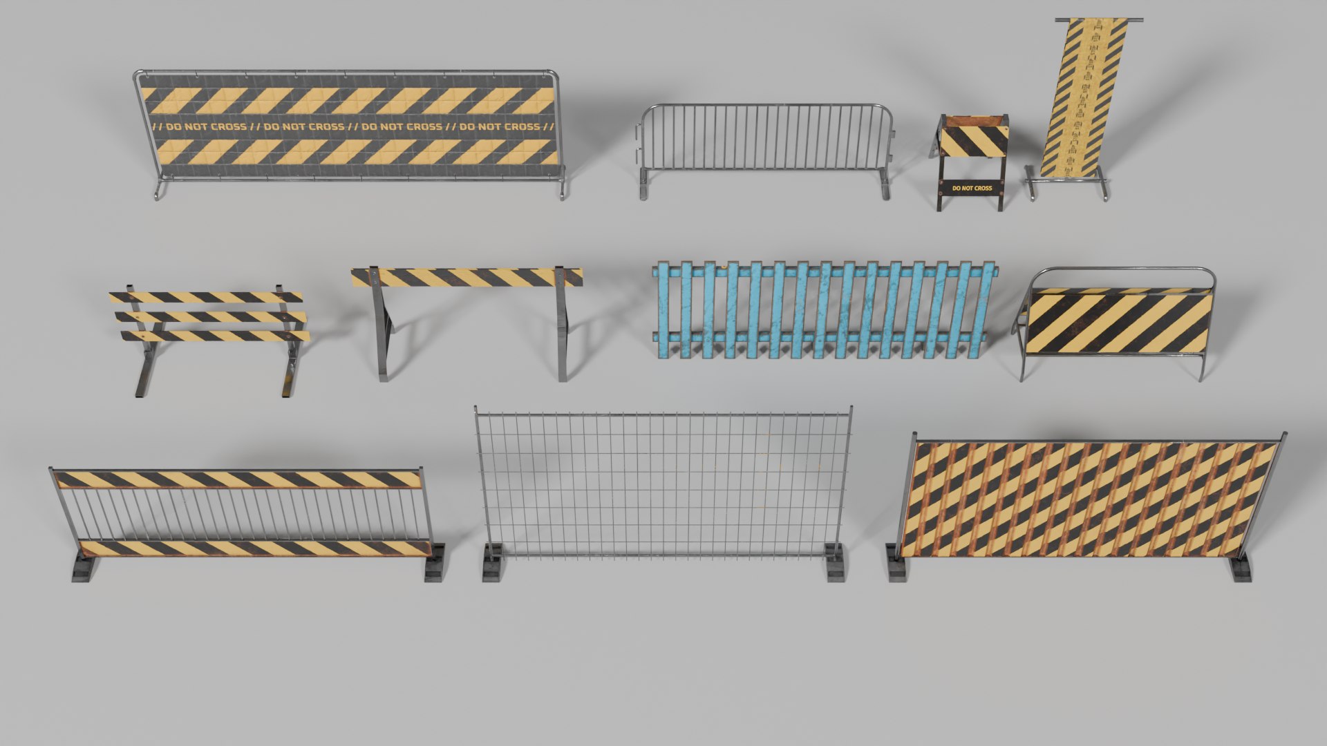 3D Model Mega Street Assets Pack - TurboSquid 2421525