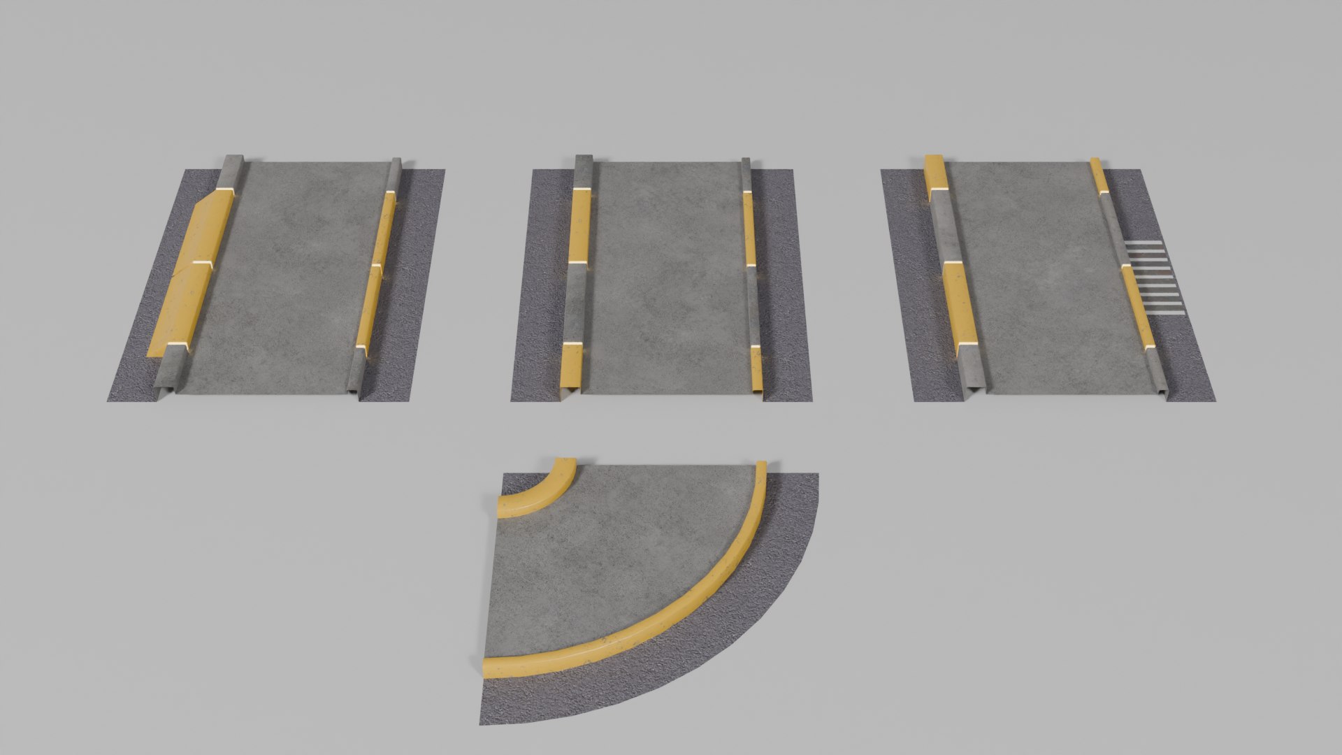 3D Model Mega Street Assets Pack - TurboSquid 2421525