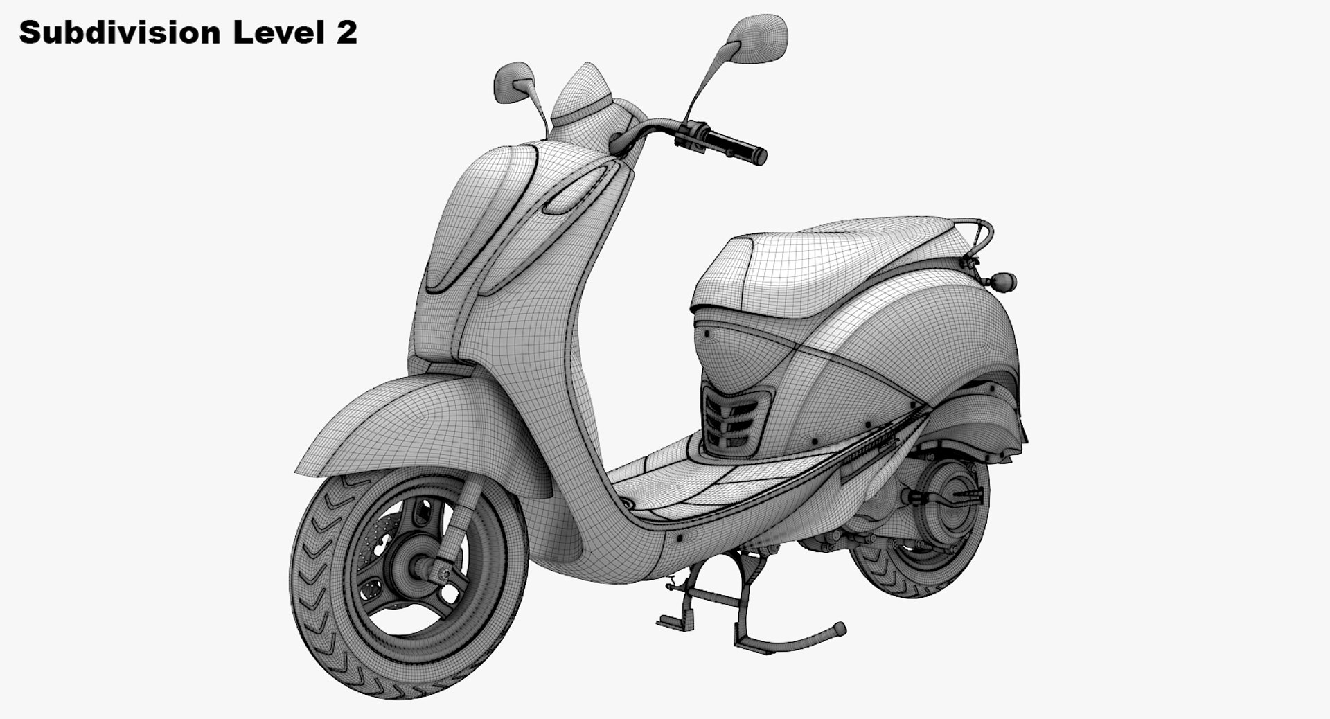 Scooter 02 model - TurboSquid 1171386