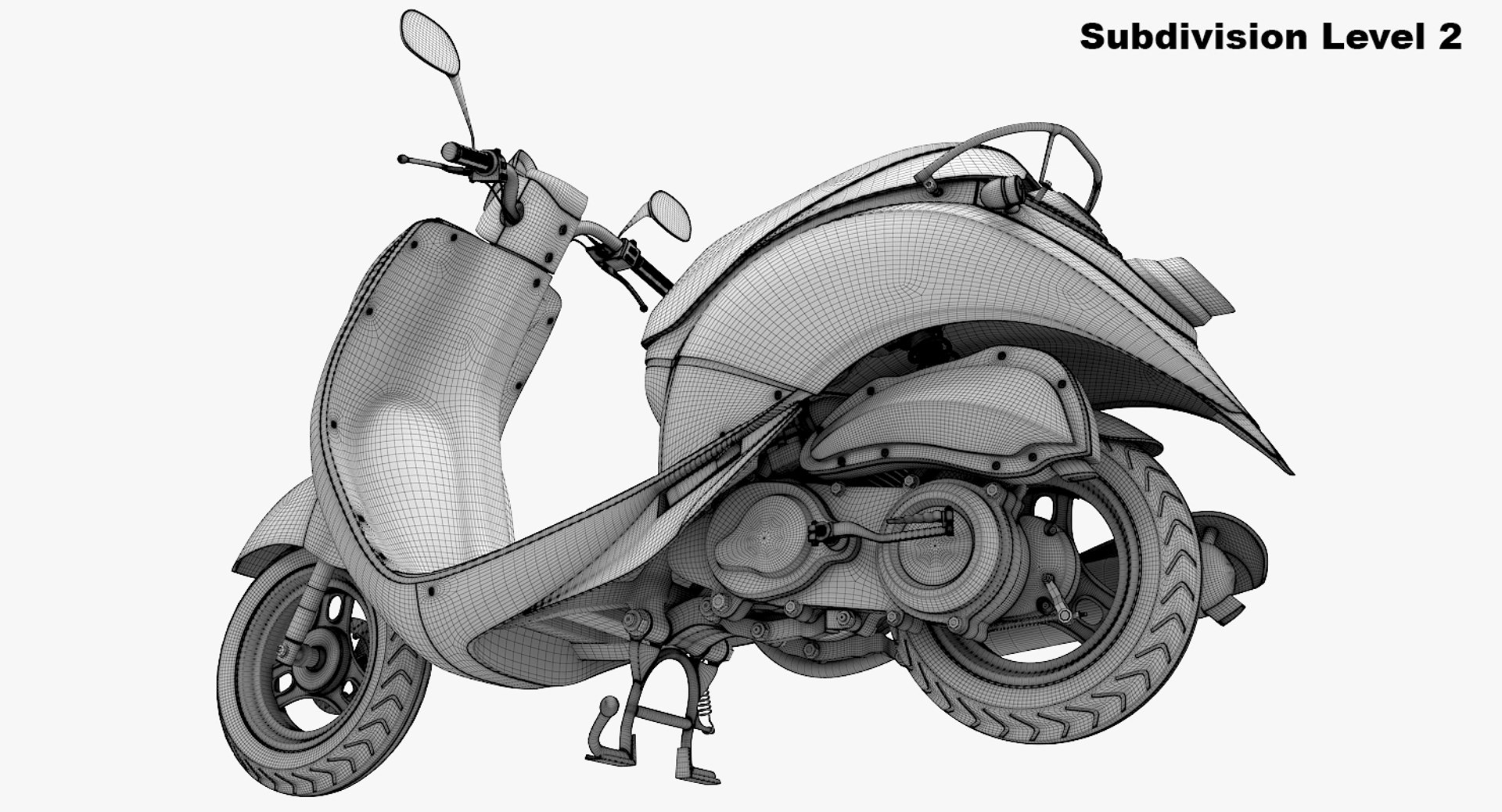 Scooter 02 model - TurboSquid 1171386