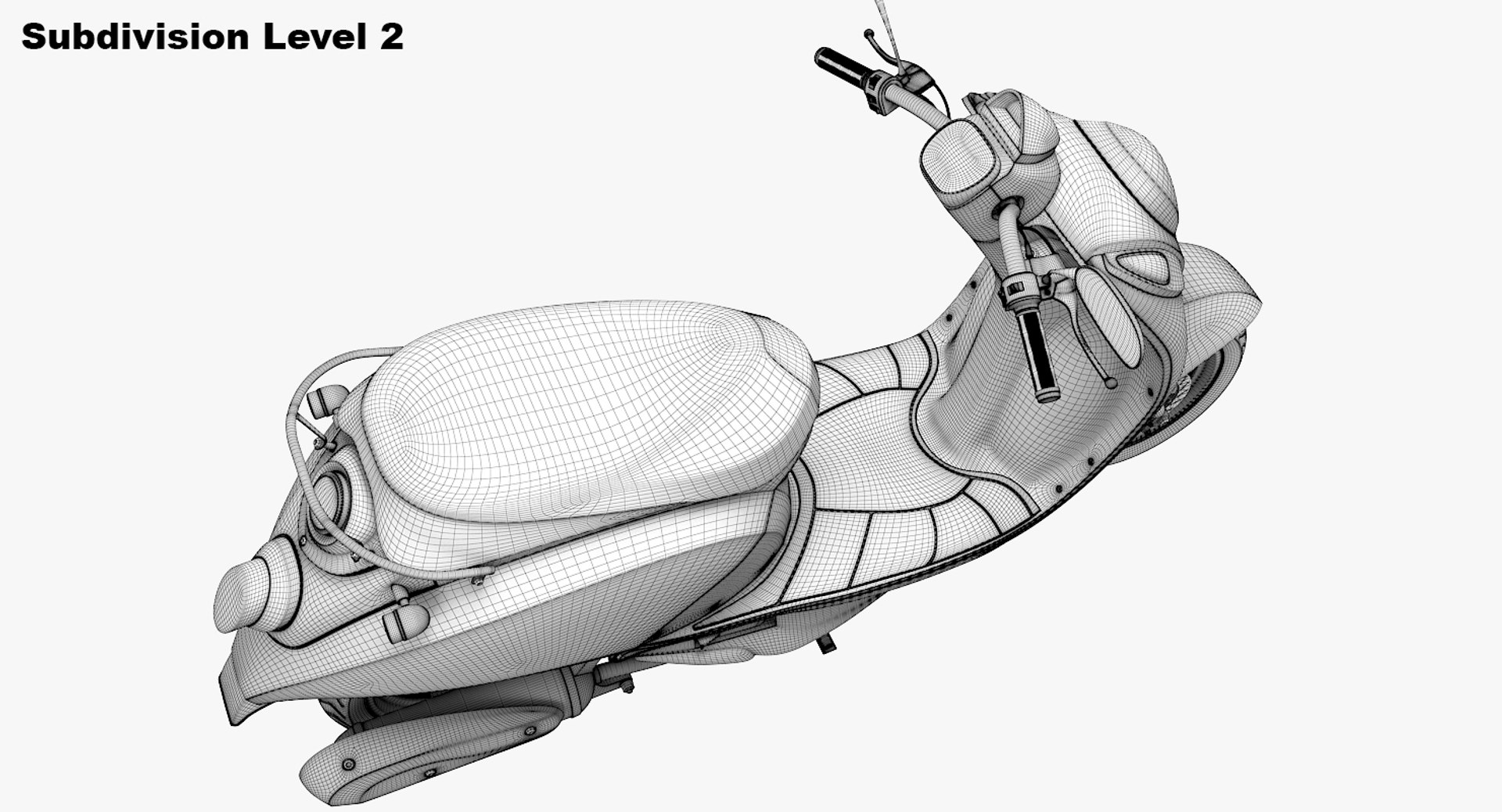Scooter 02 model - TurboSquid 1171386
