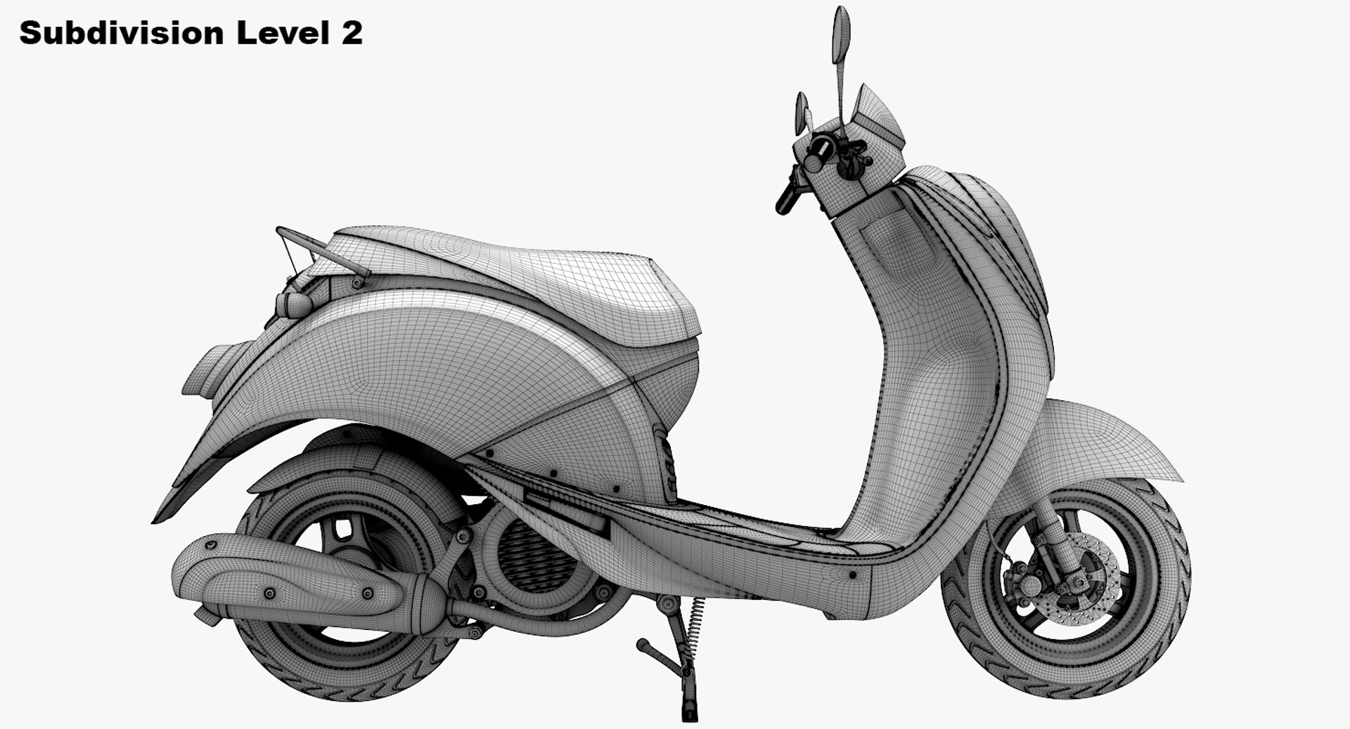 Scooter 02 model - TurboSquid 1171386