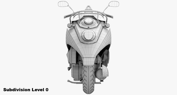 Scooter 02 model - TurboSquid 1171386