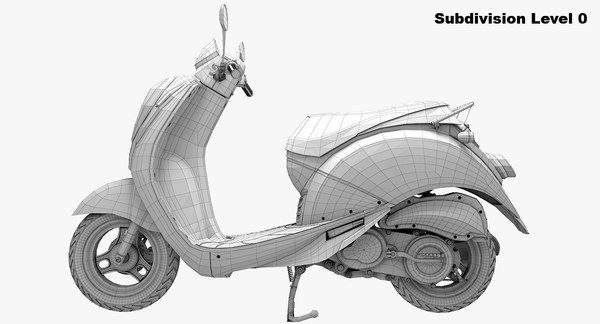 Scooter 02 model - TurboSquid 1171386