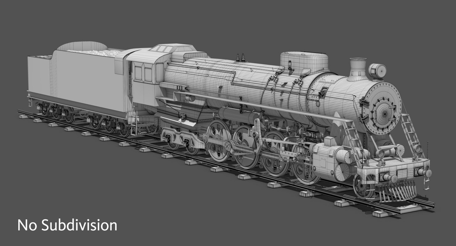 Soviet Locomotive Class Passenger 3d Model