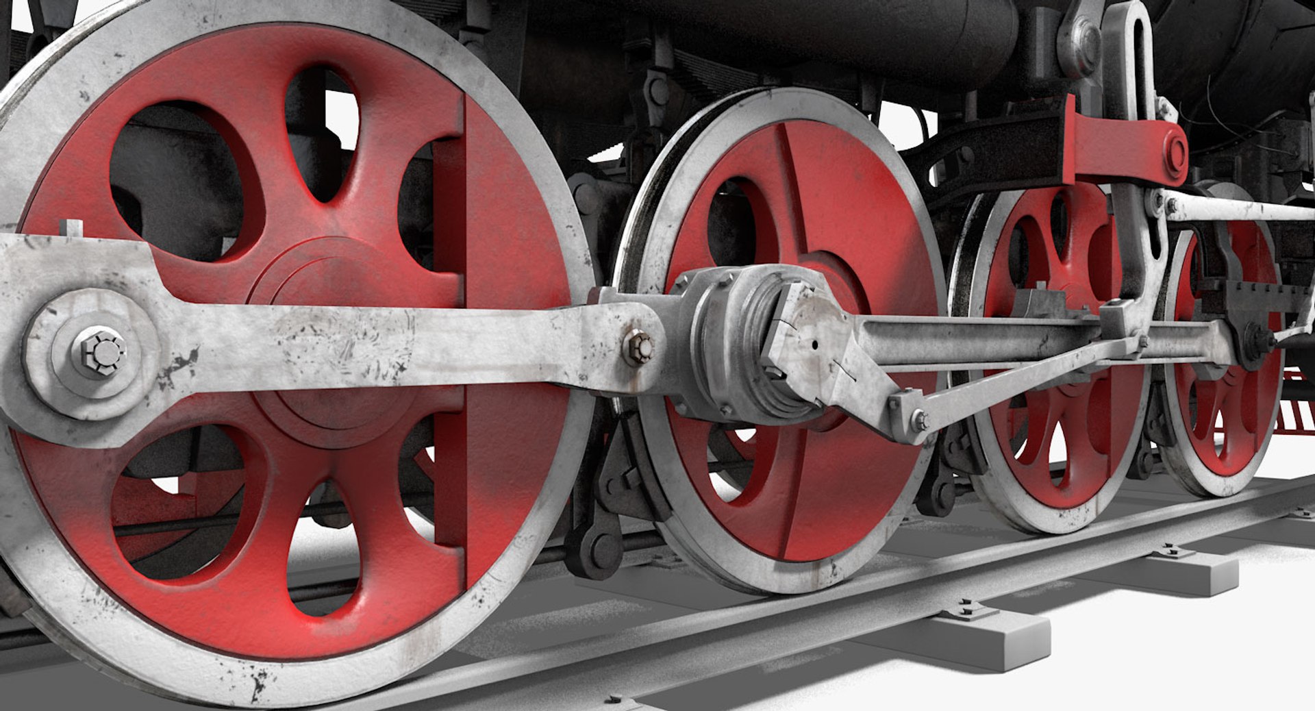 Soviet Locomotive Class Passenger 3d Model