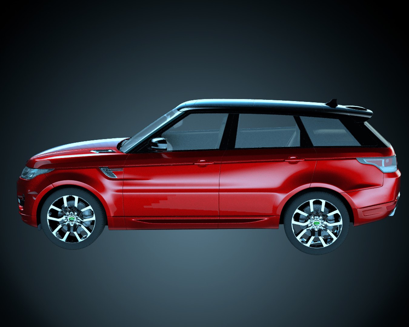 3d 2014 Land Rover Range Model