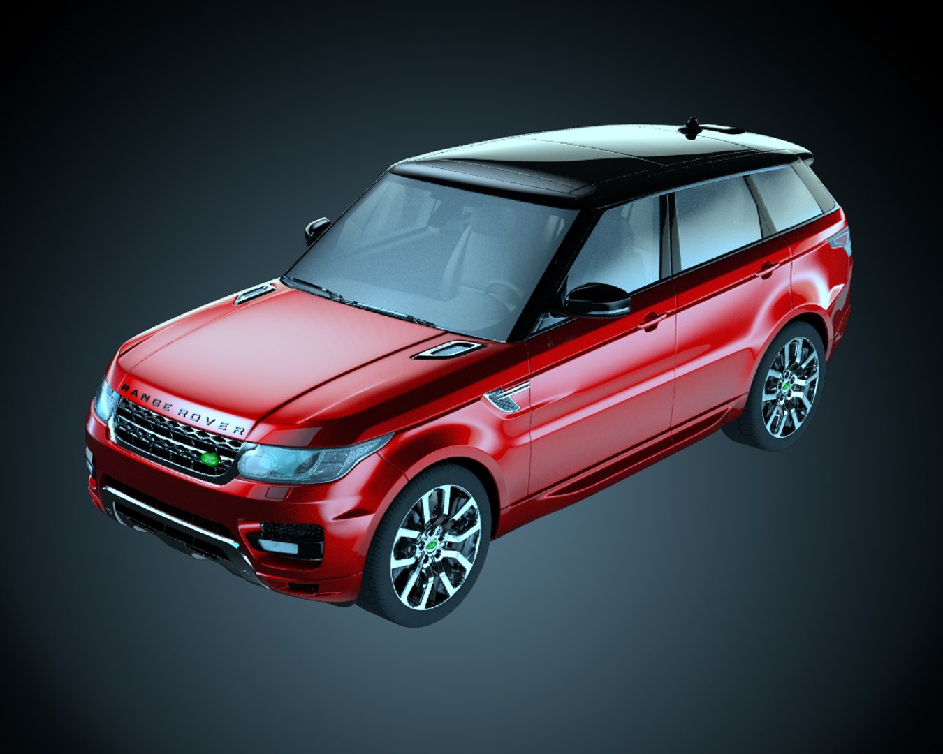3d 2014 Land Rover Range Model