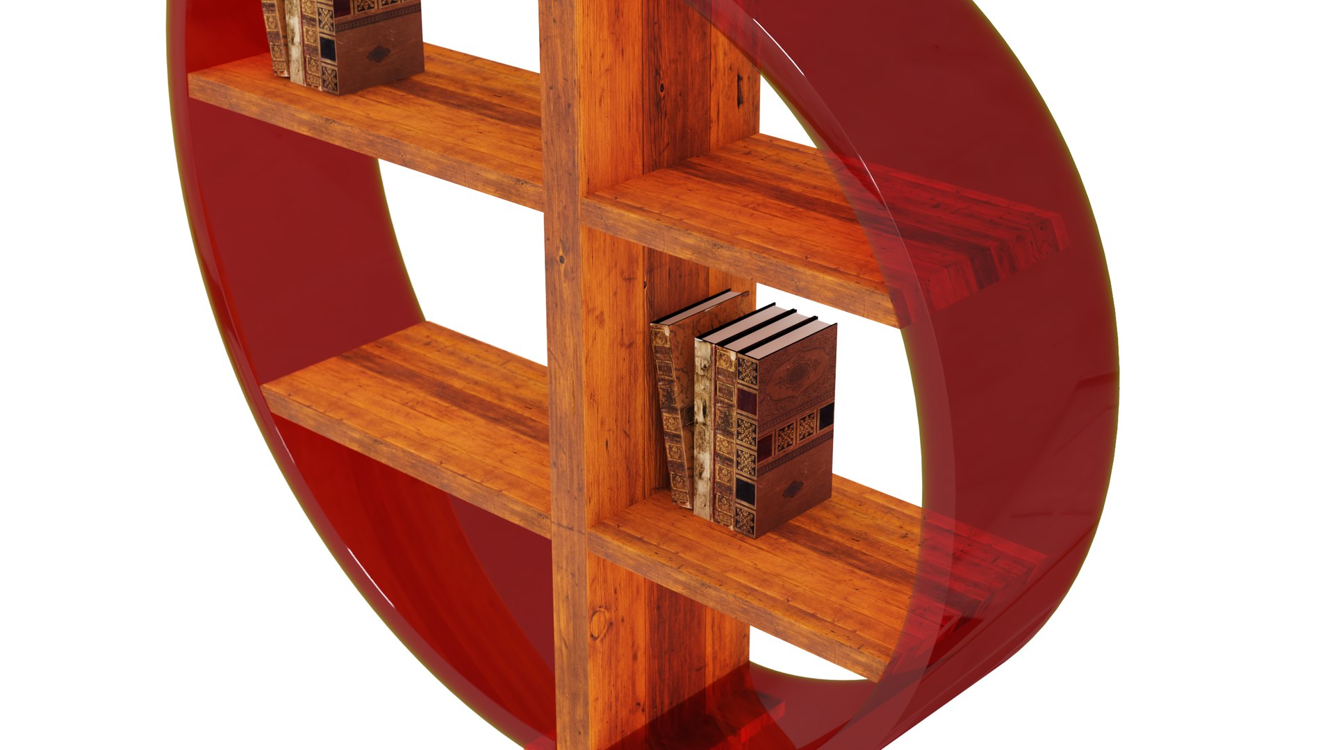 3D model bookcase books furniture - TurboSquid 1485845