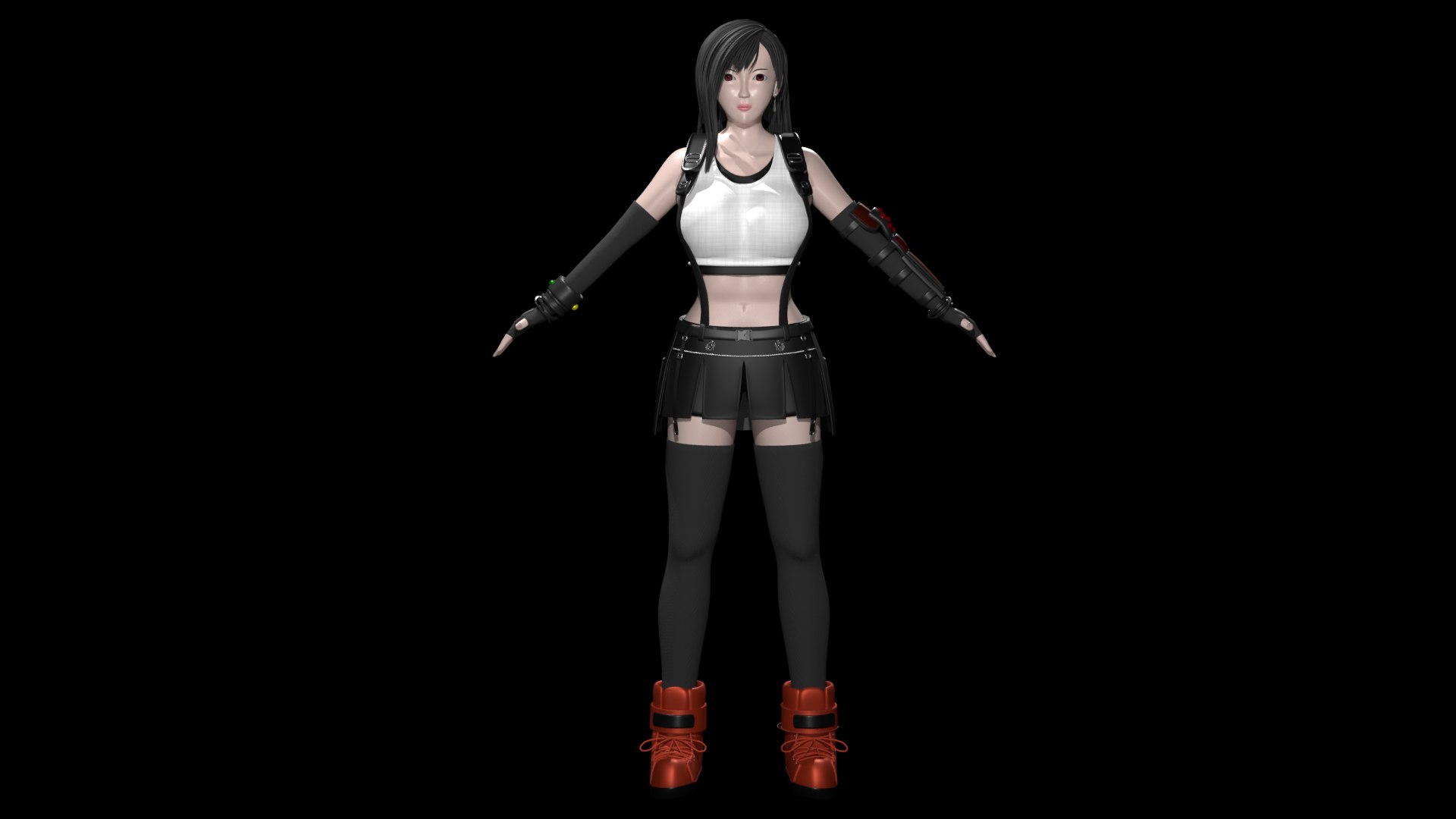 Tifa 3D Asset For Game And Animation Model - TurboSquid 2192382
