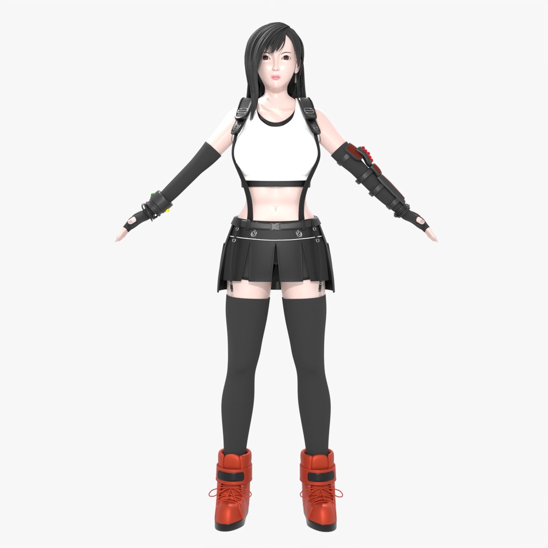 Tifa 3D Asset For Game And Animation Model - TurboSquid 2192382
