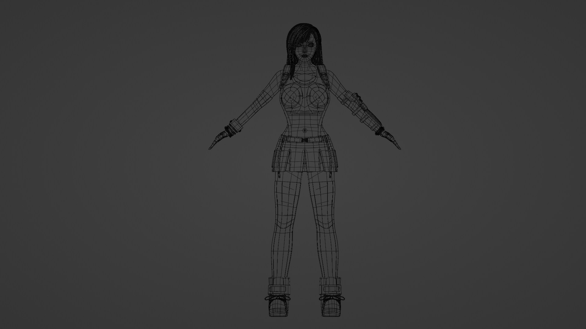 Tifa 3D Asset For Game And Animation Model - TurboSquid 2192382