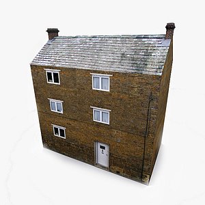 english village house 3d model