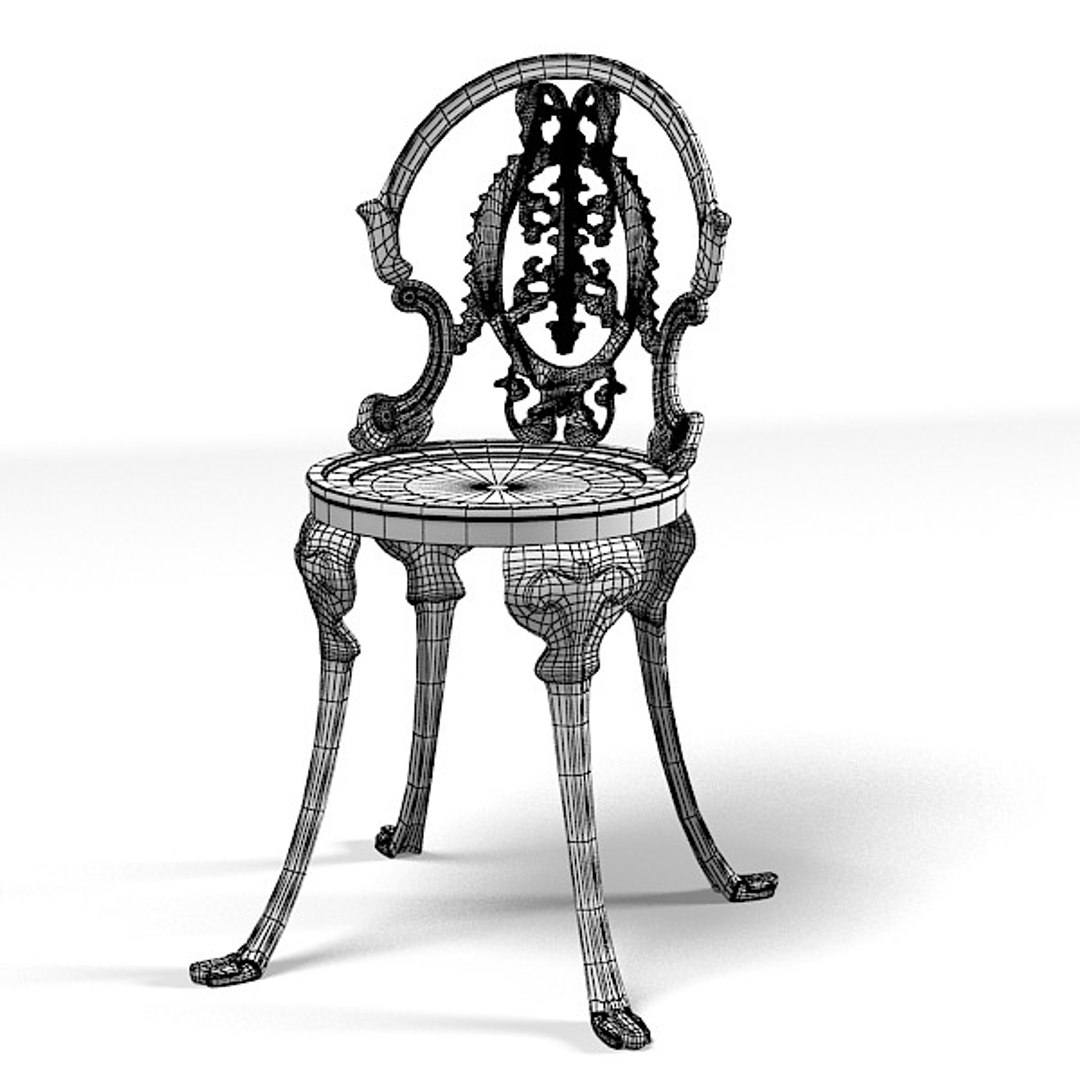 Cast Chair Classic 3d Model